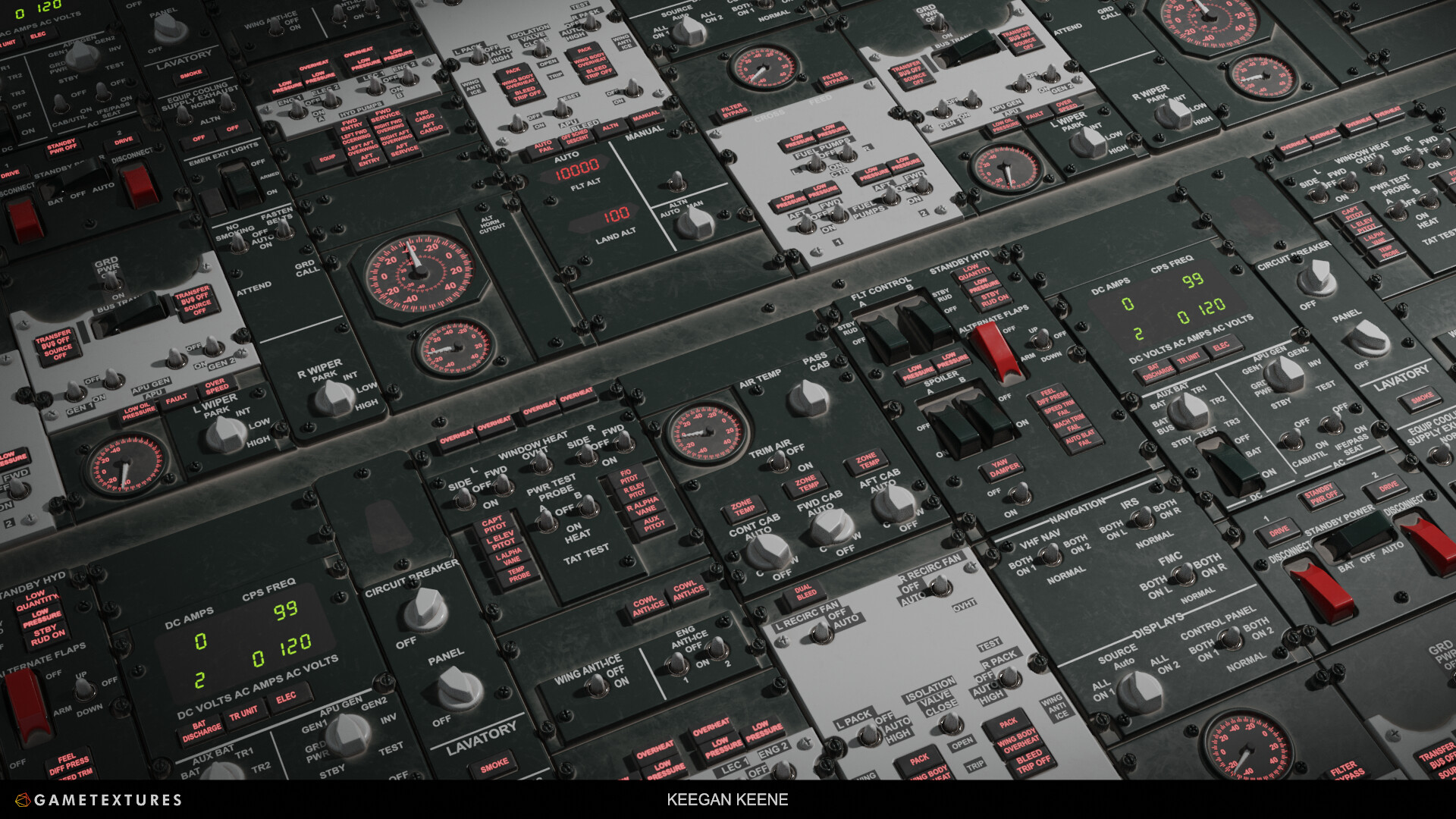 Keegan Keene - Cockpit Overhead Panel