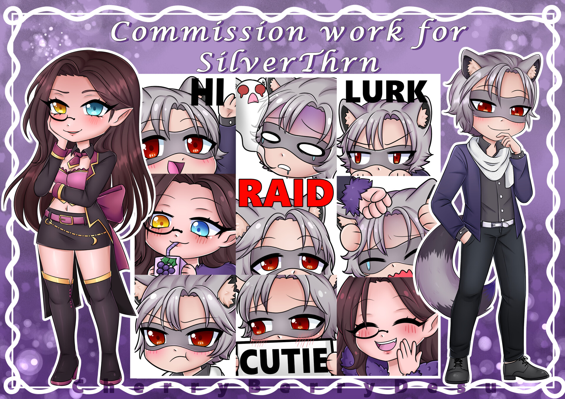 ArtStation - [C] Emote showcase