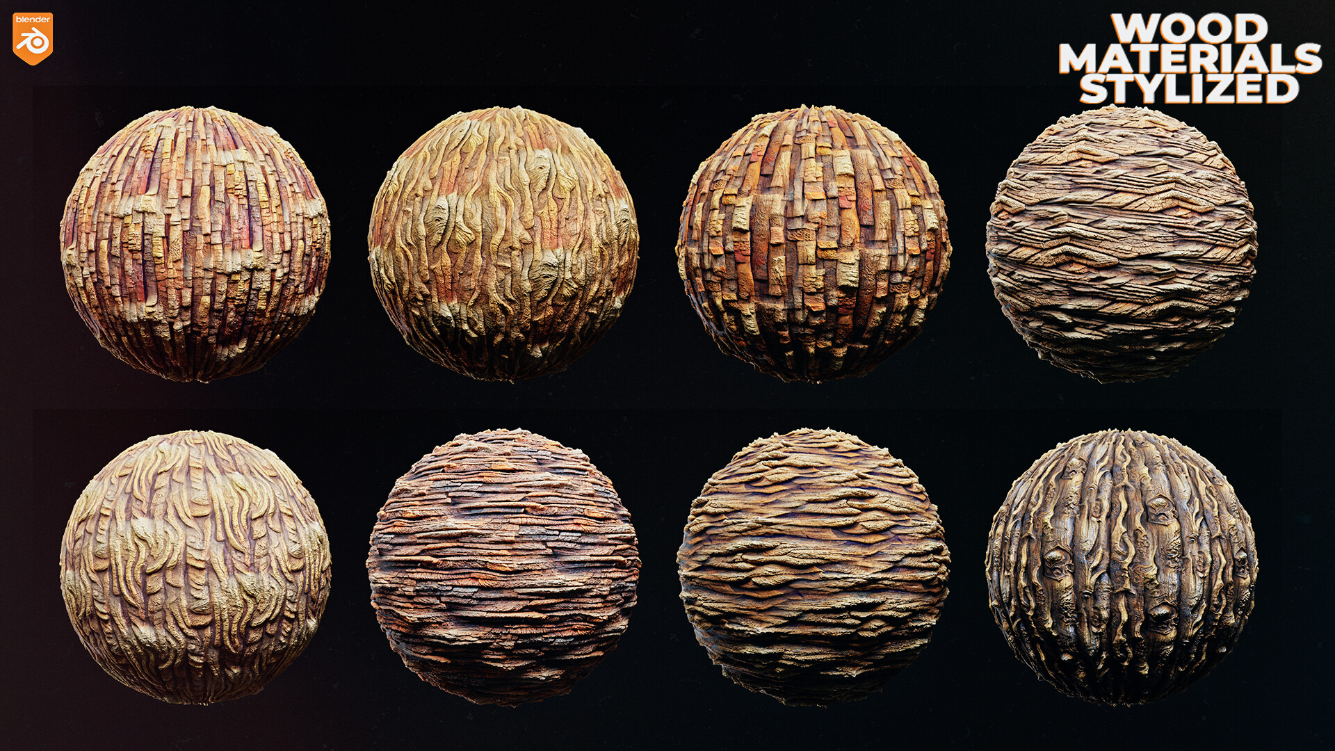 VK GameDev - Wood Materials For Blender (Cycles, Eevee)