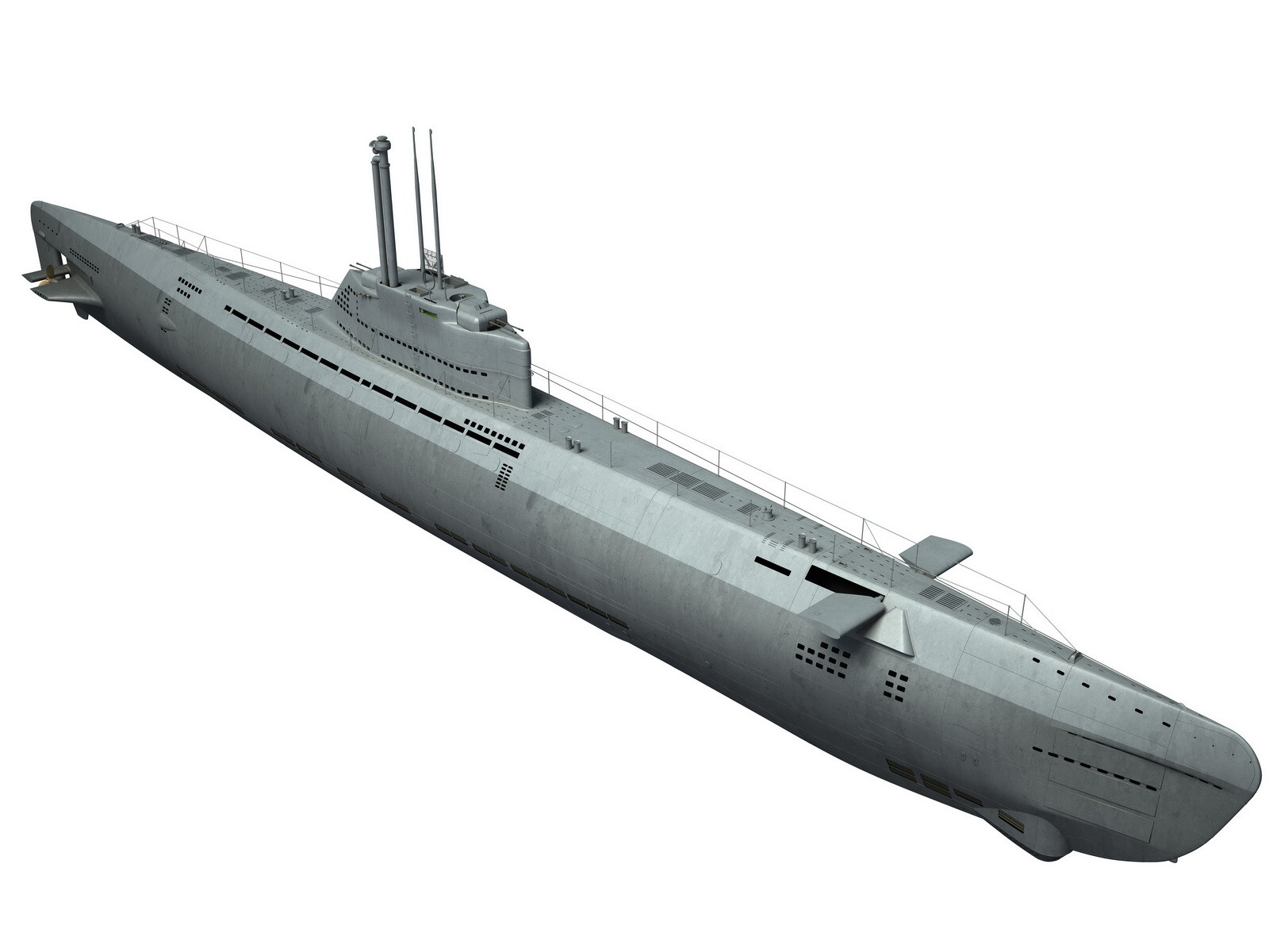 ArtStation - German U-Boat U-2540 (Type XXI)