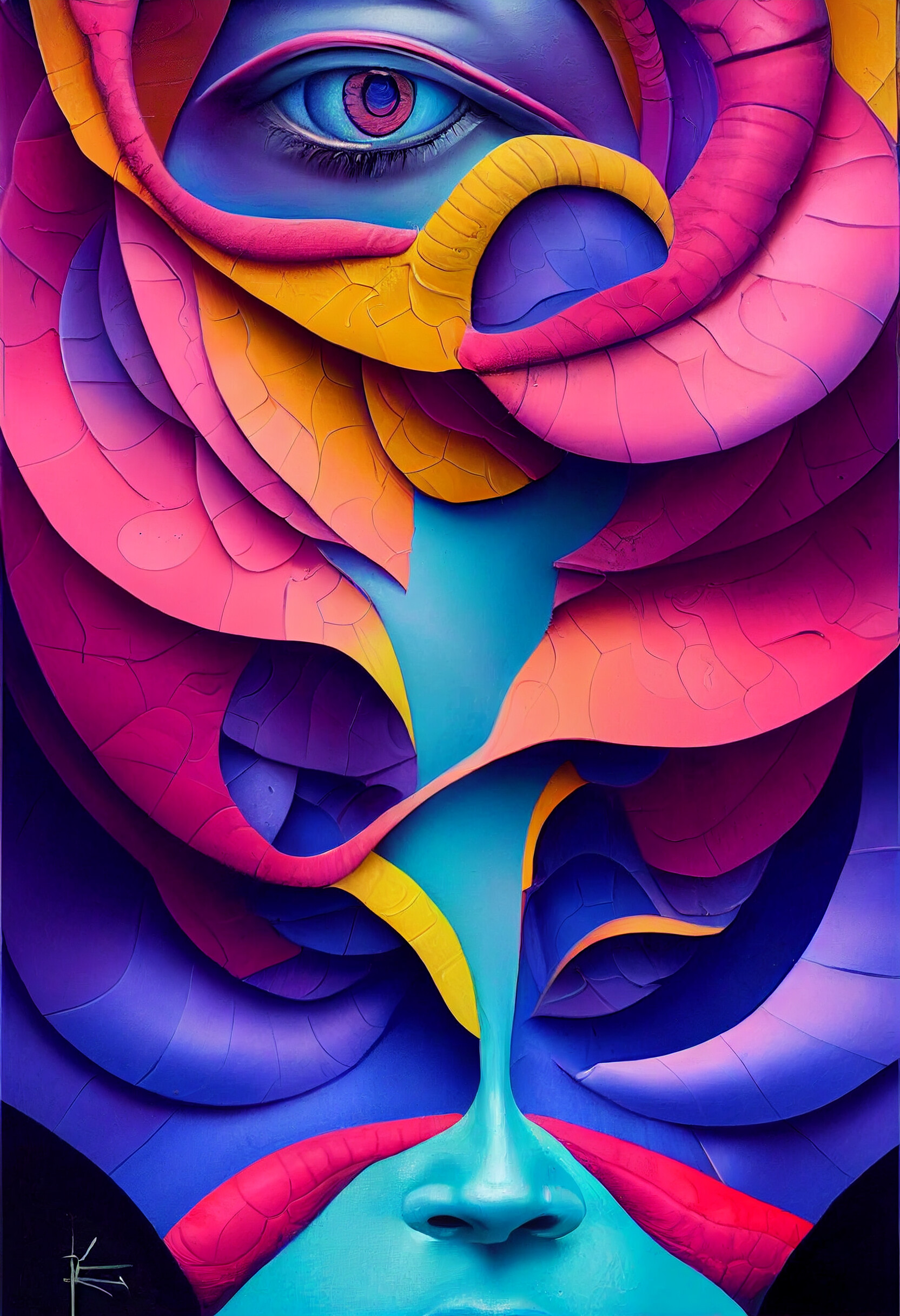 MBO - Colourful Psychedelic Portraits