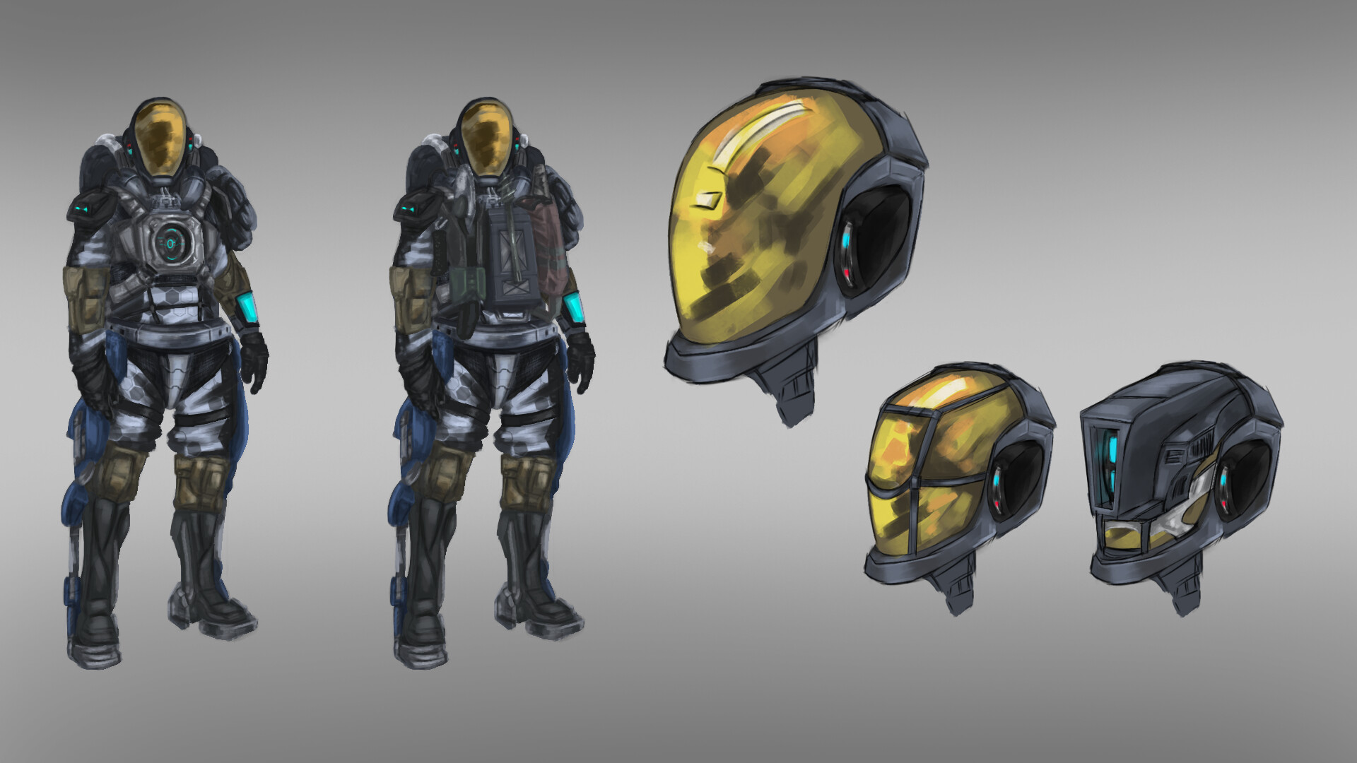 ArtStation - Scifi Suit concept art