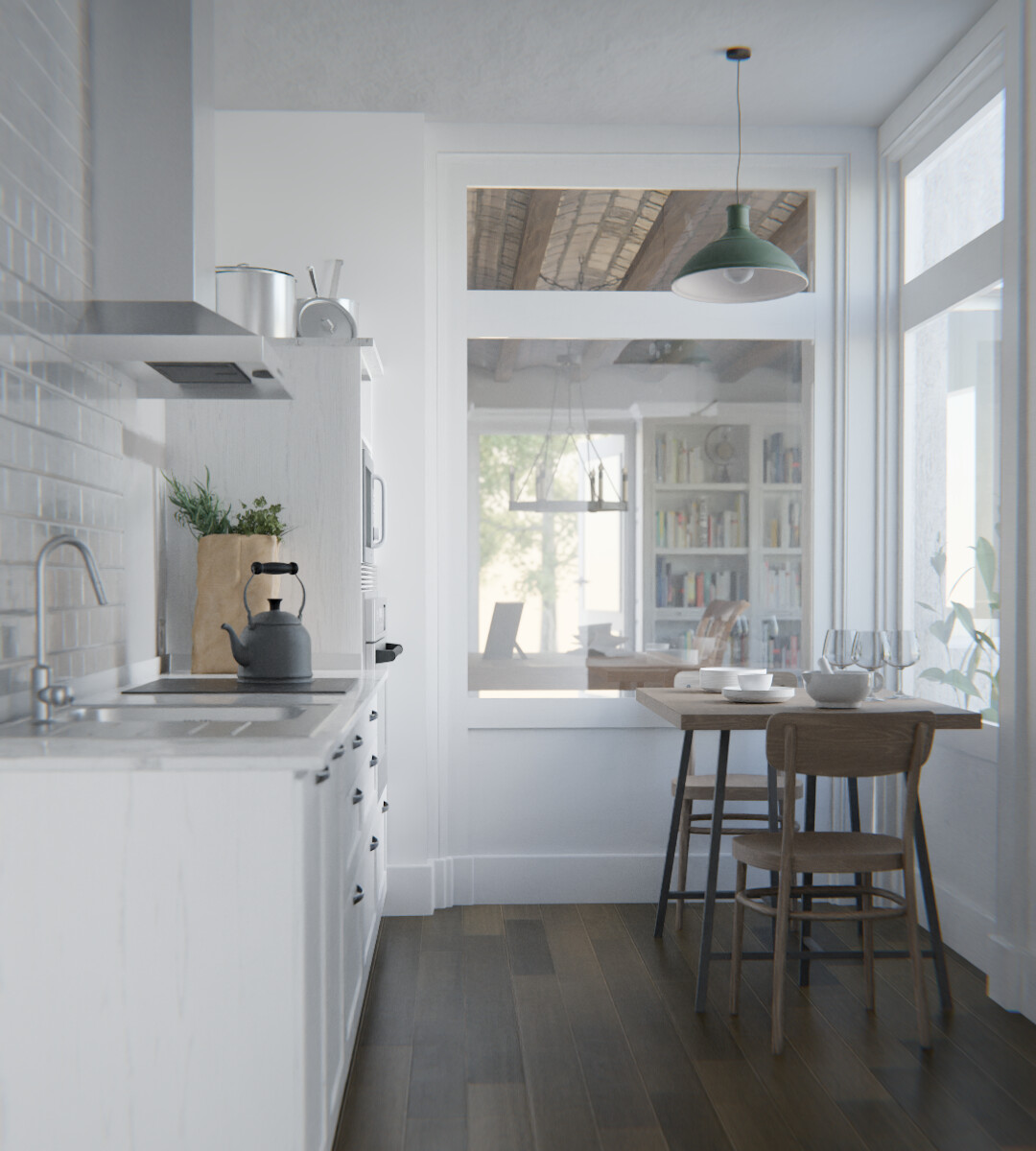 ArtStation - SMALL KITCHEN