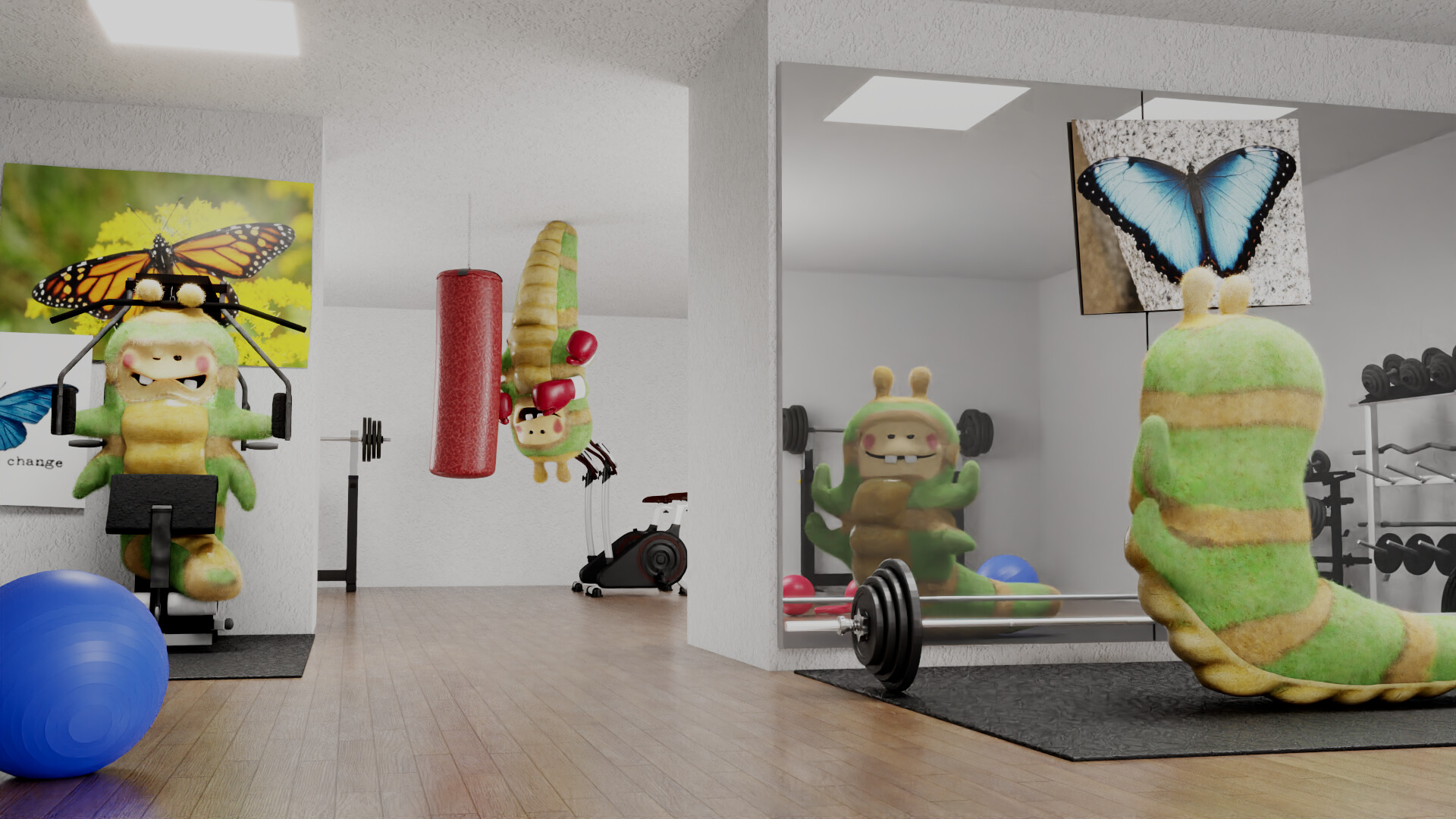 ArtStation - Gym Metamorphosis