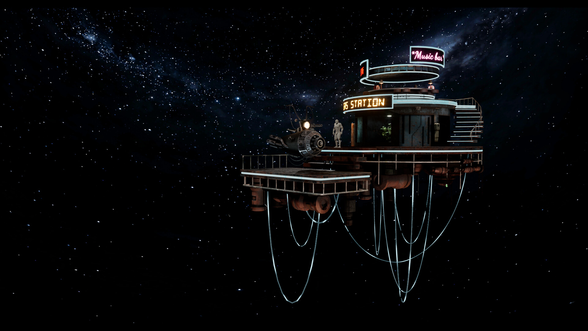 ArtStation - Space Gas Station