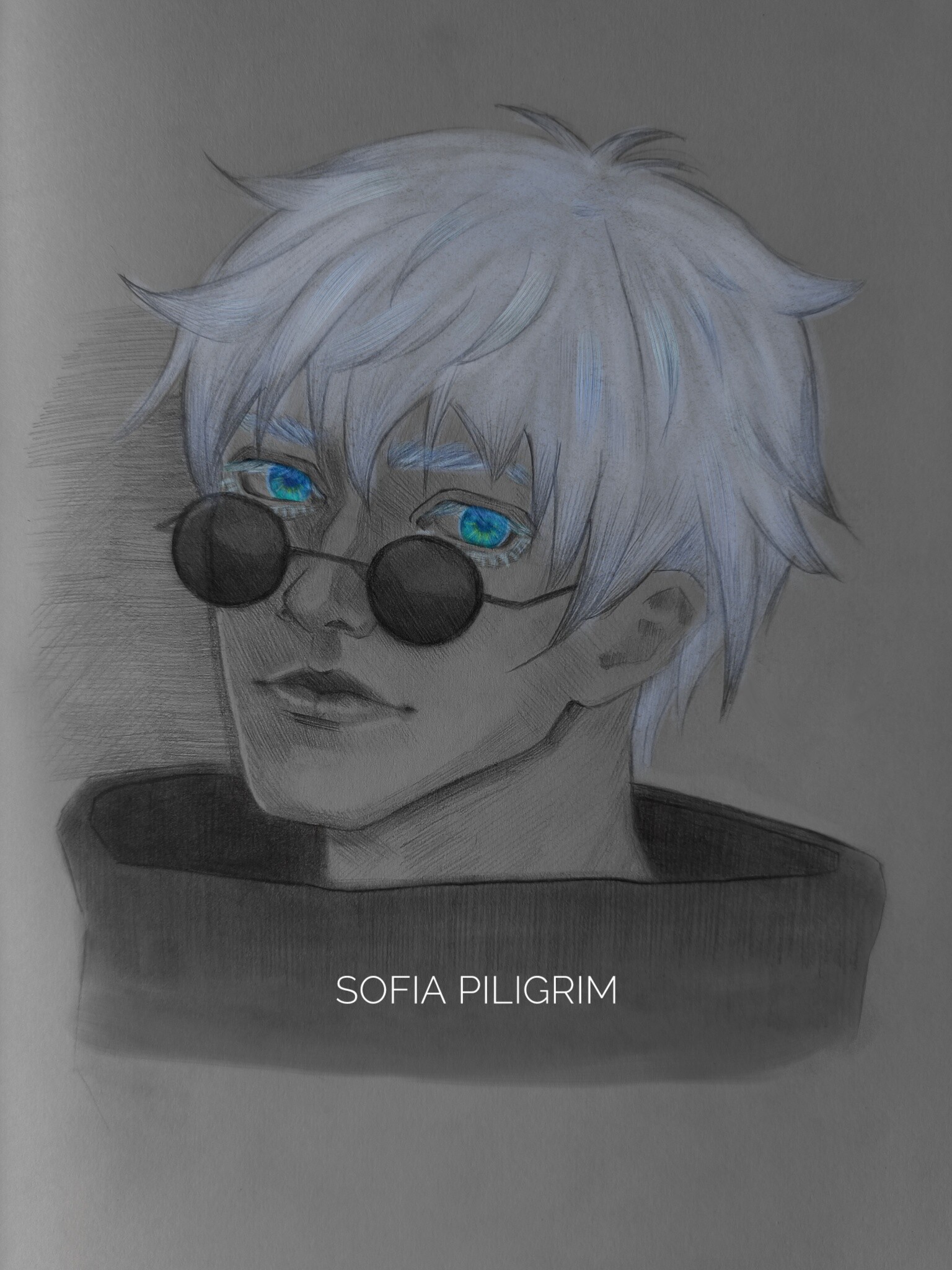 ArtStation - Satoru Gojo portrait