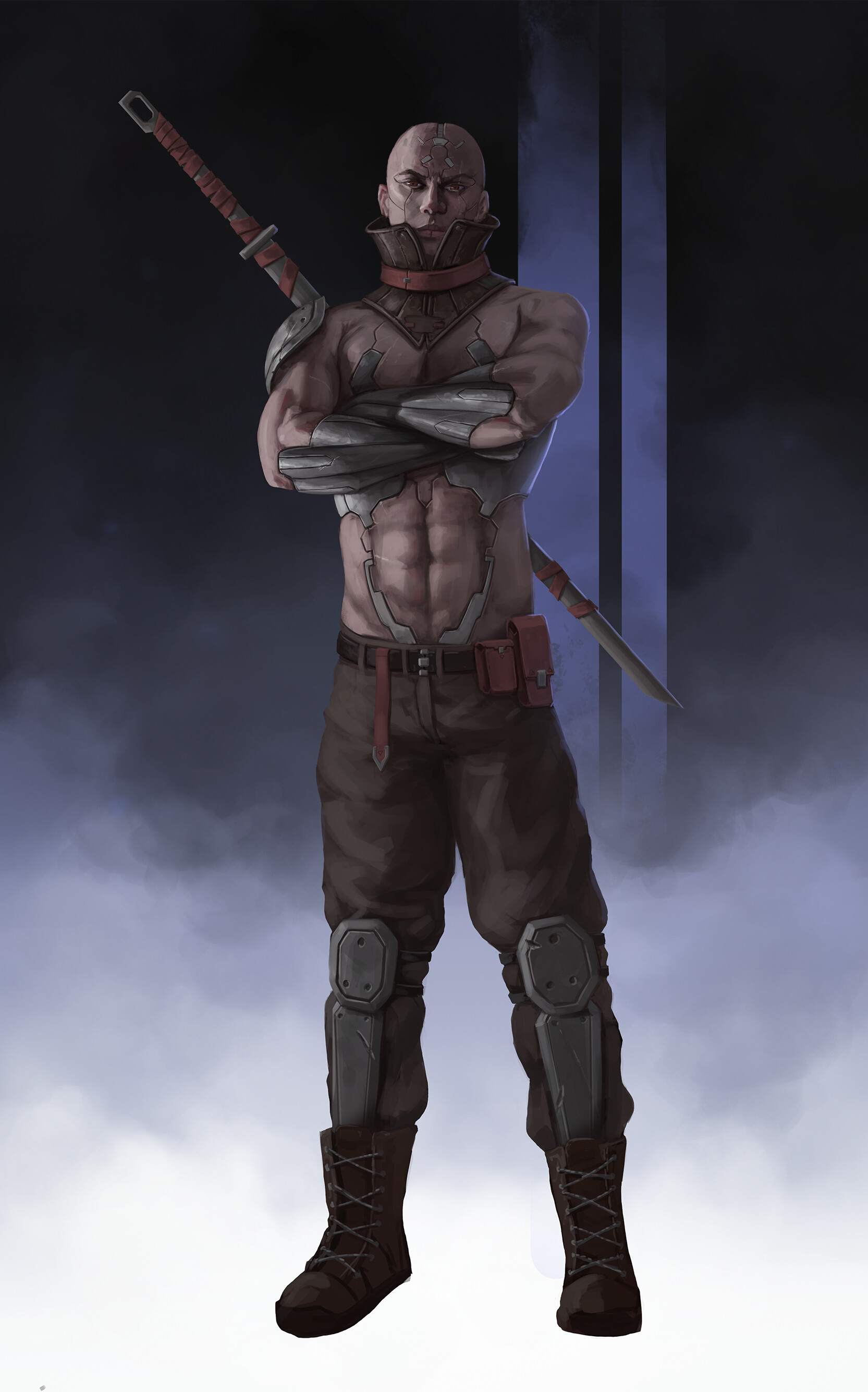 ArtStation - Cyberpunk Character Illustration