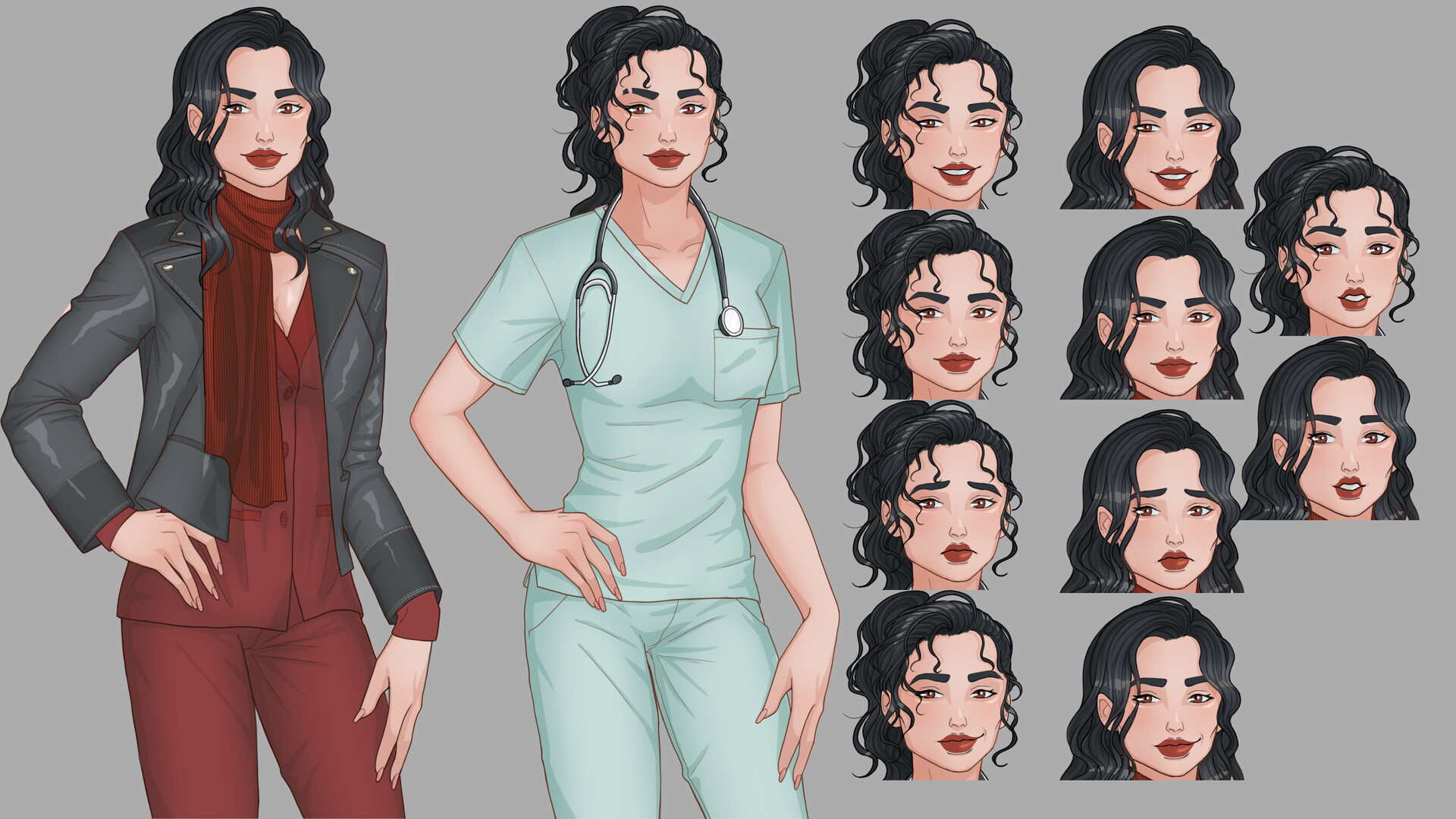 ArtStation - Dating Game - Character Design