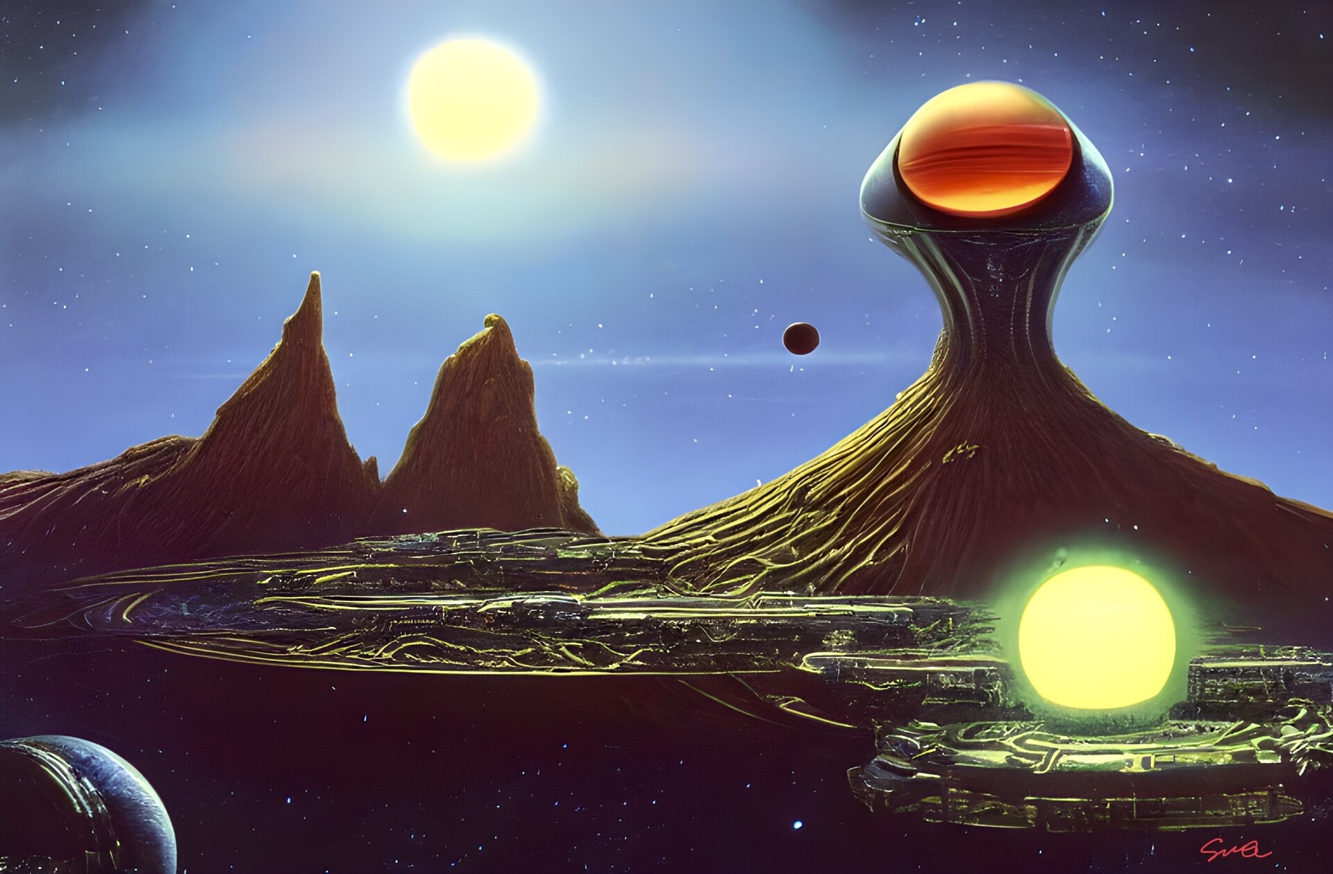 ArtStation - Alien civilization