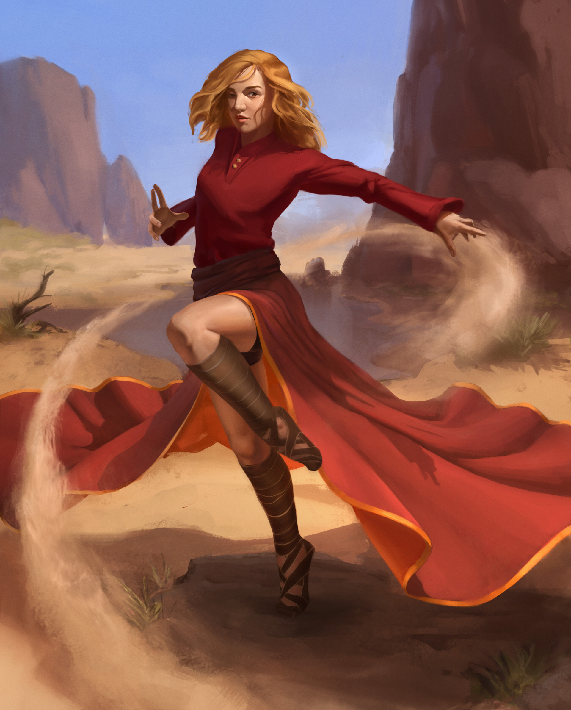 ArtStation - sand mage