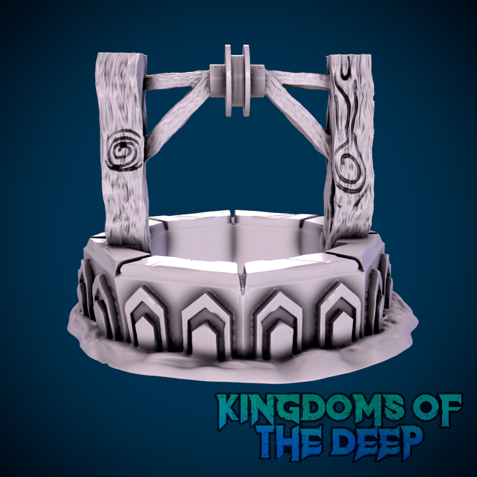 ArtStation - Dwarf Well- Dwarven Scenery - board battle game - Kindoms ...