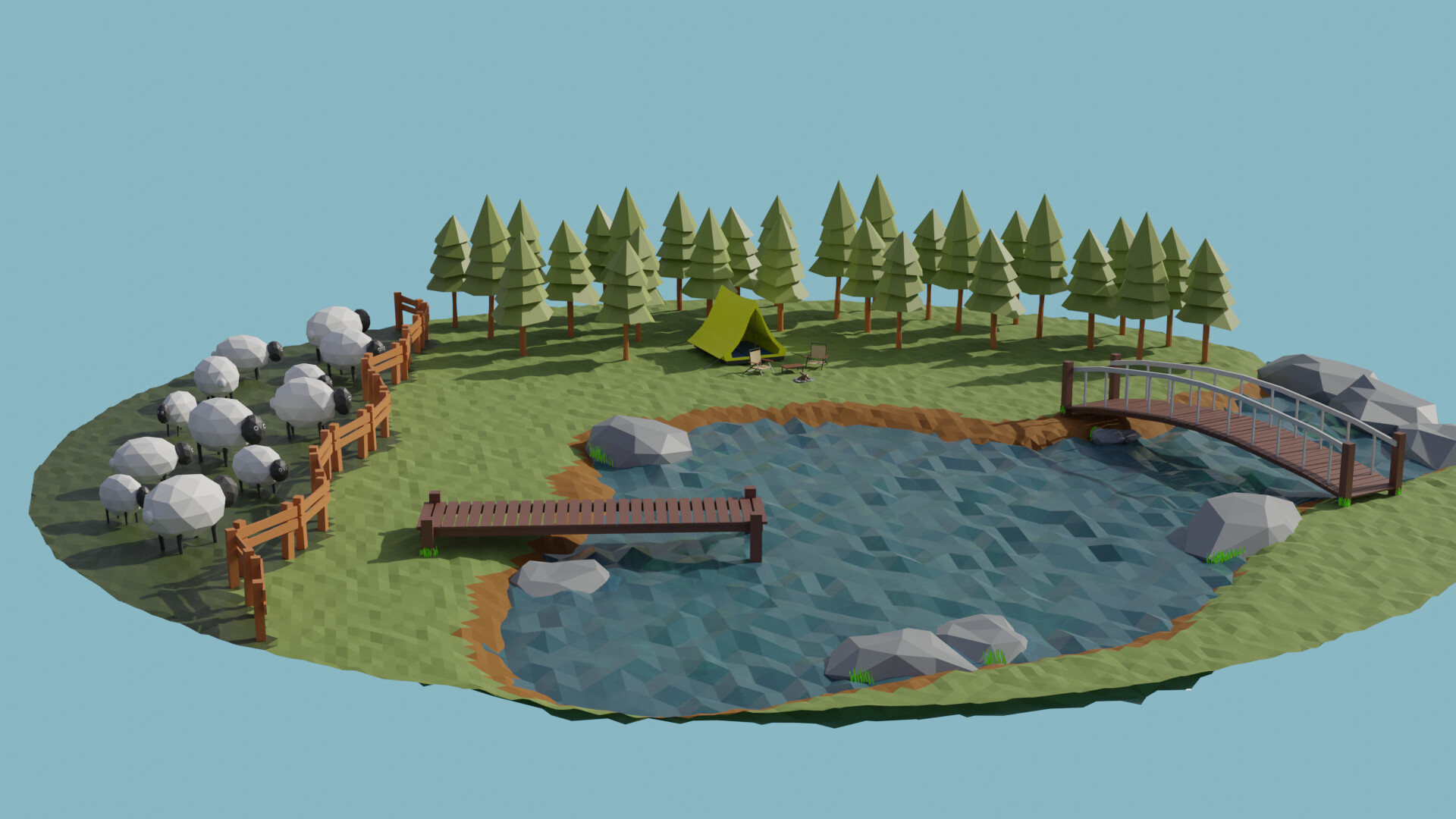 ArtStation - lowpoly-scene