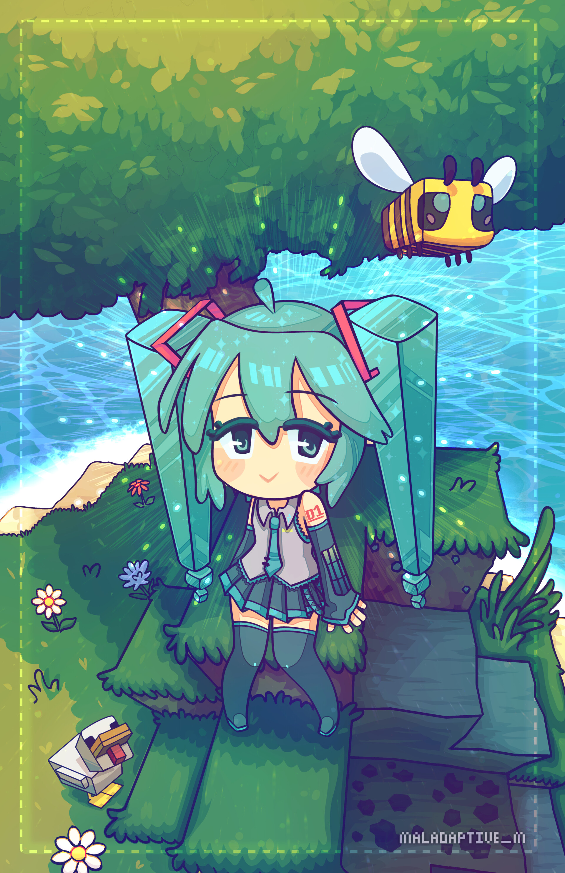 Minecraft Chibi Wallpaper Chibi Minecrafters 2 By AzulArtist1027 On