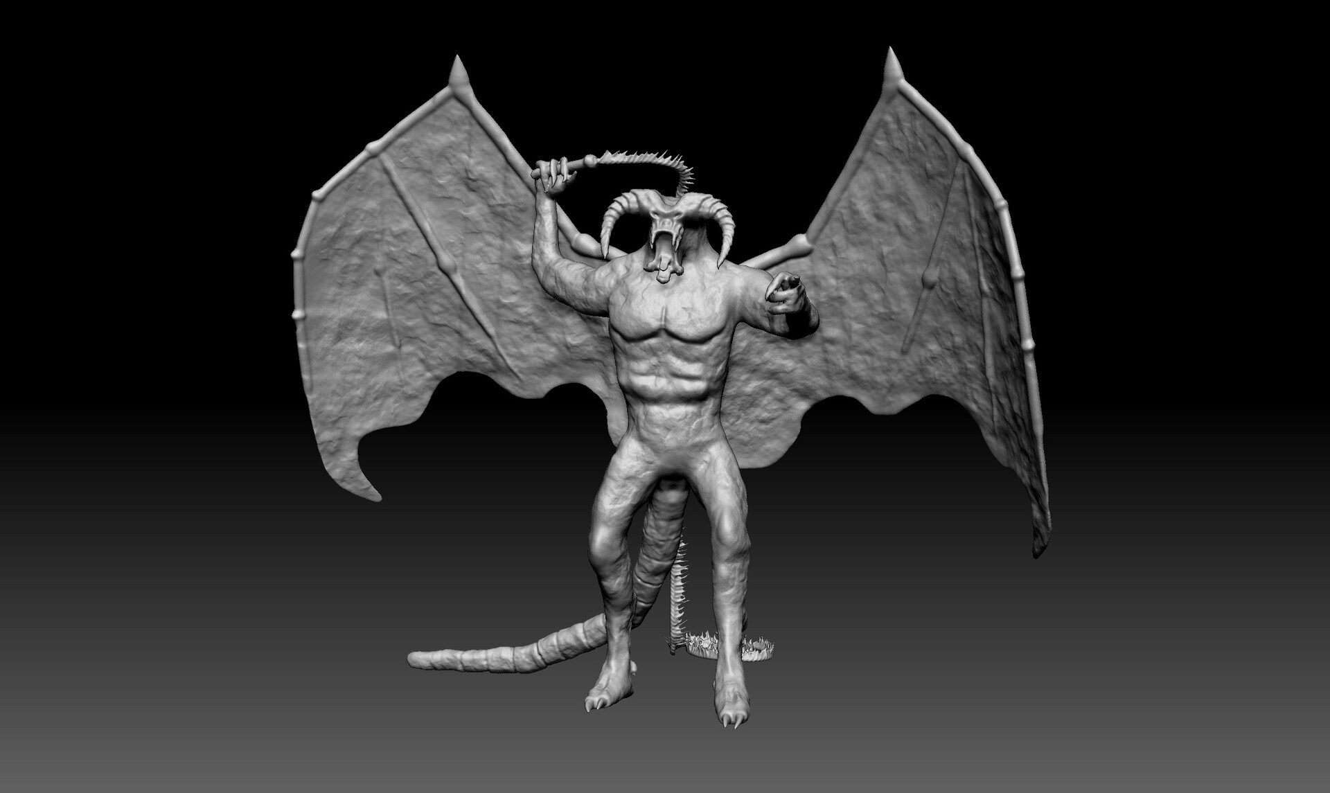 ArtStation - 3D Balrog Figurine