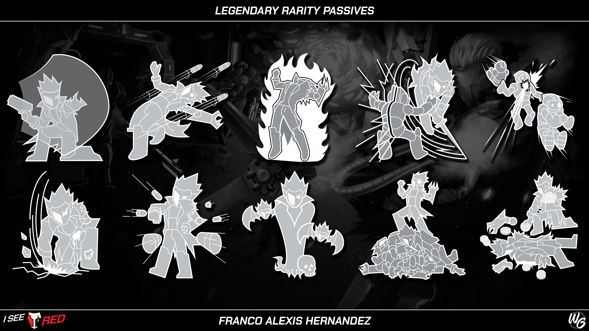 Franco Alexis Hernandez - I SEE RED🔴 - Passive Icons