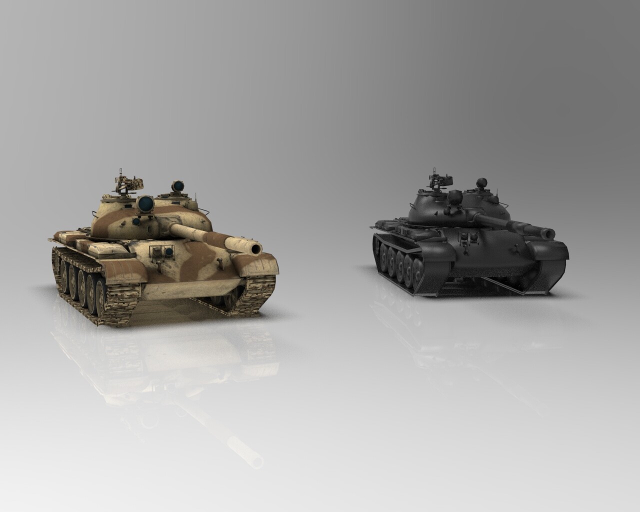 ArtStation - T-62 "Ob'yekt 165"