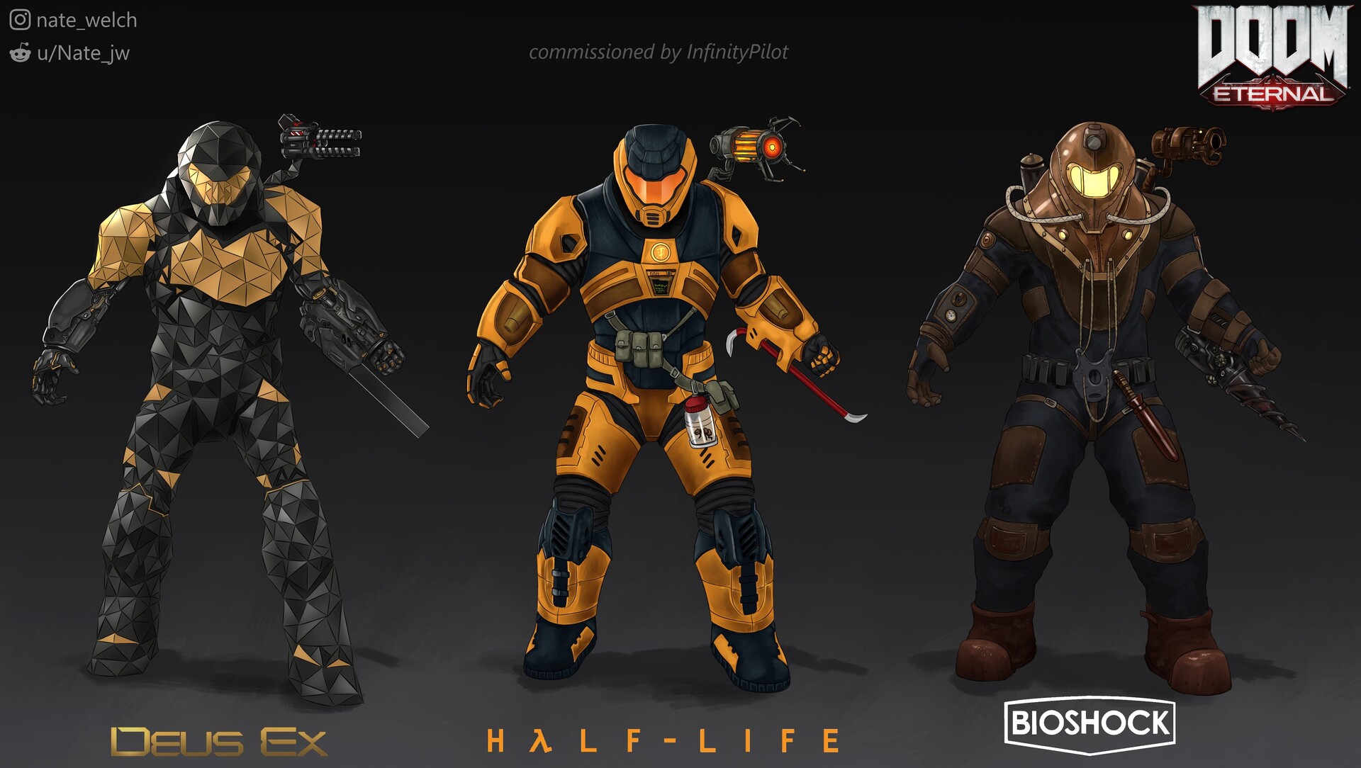 Infinity Pilot - Lambda Slayer (Doom / Half Life skin)