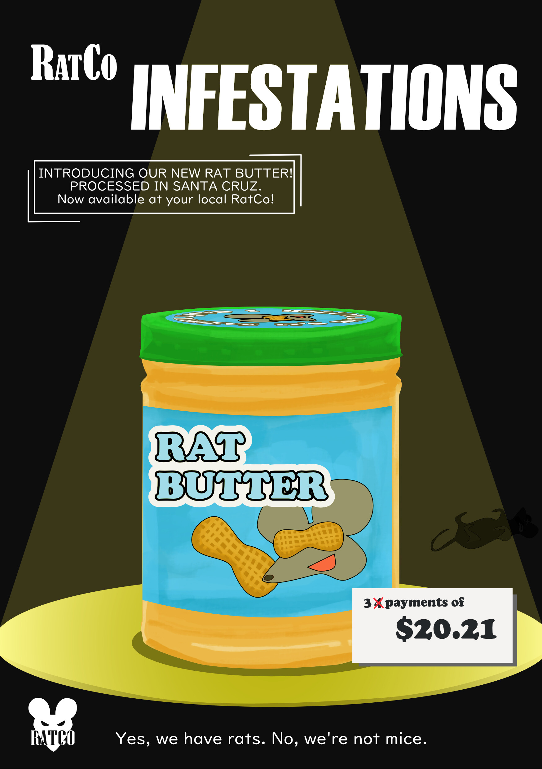 ArtStation - RATCO Rat Butter Advertisement