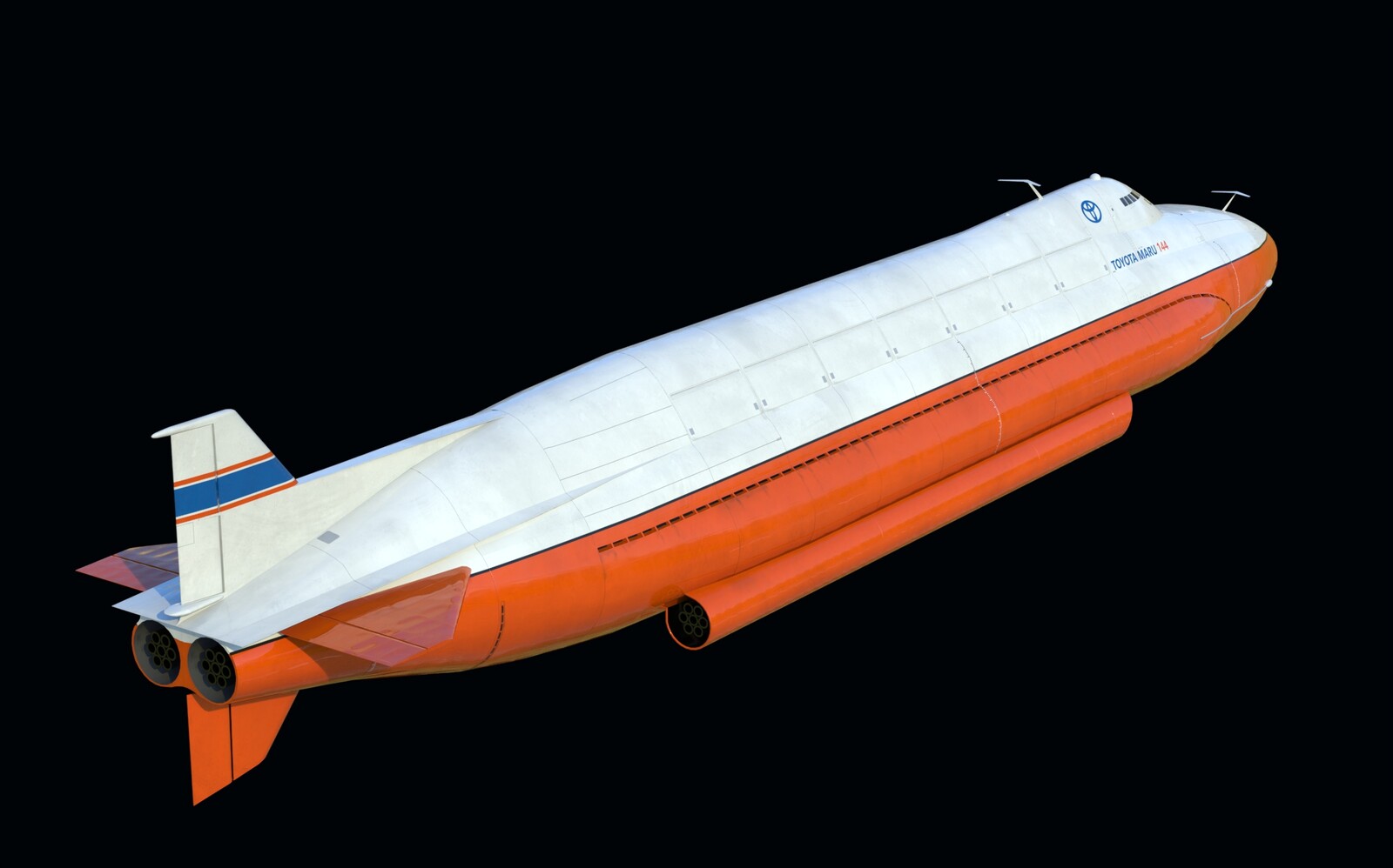 Tim Samedov - MHD Drive-Powered cargo Submarine 3D mode