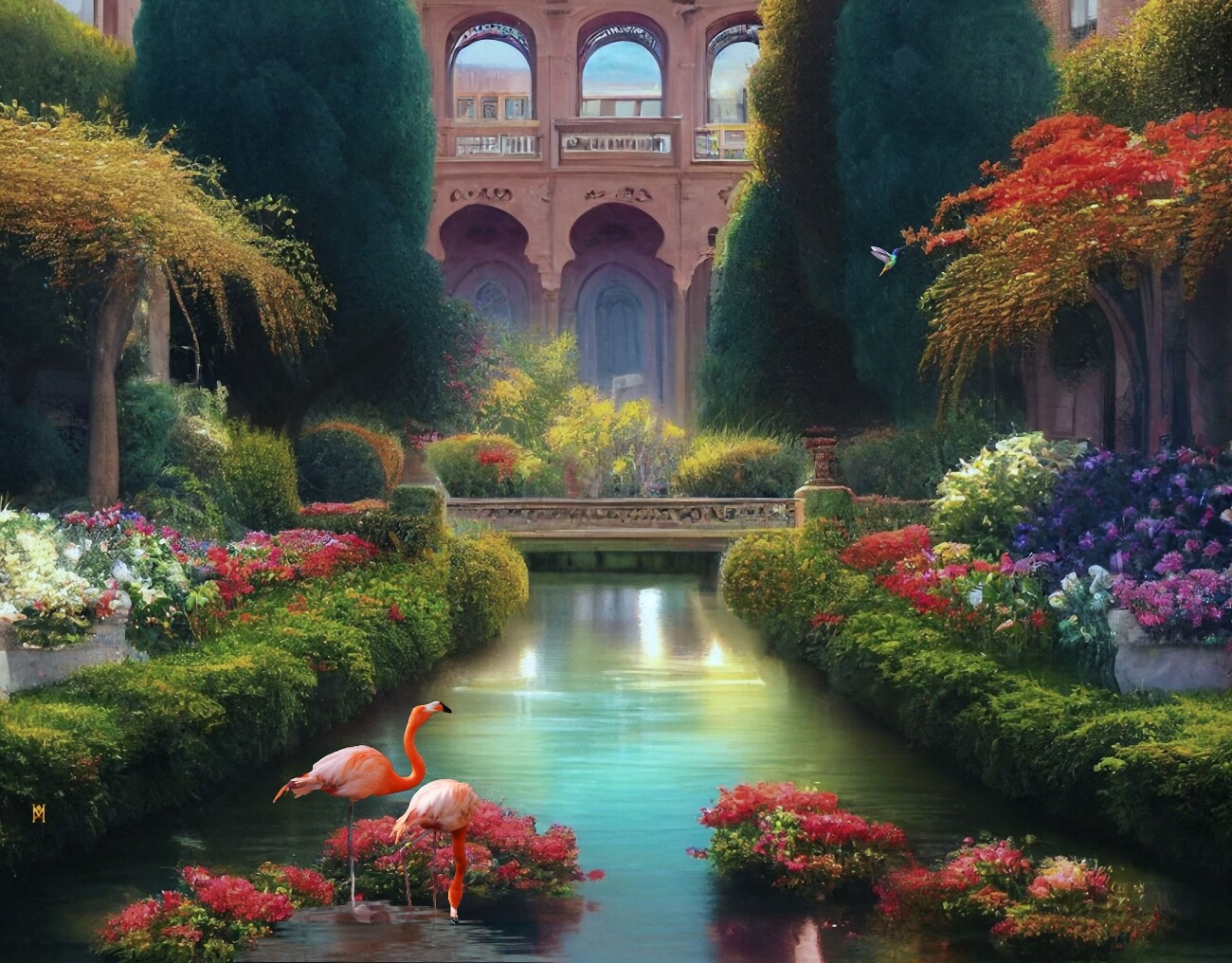 ArtStation - Beautiful garden