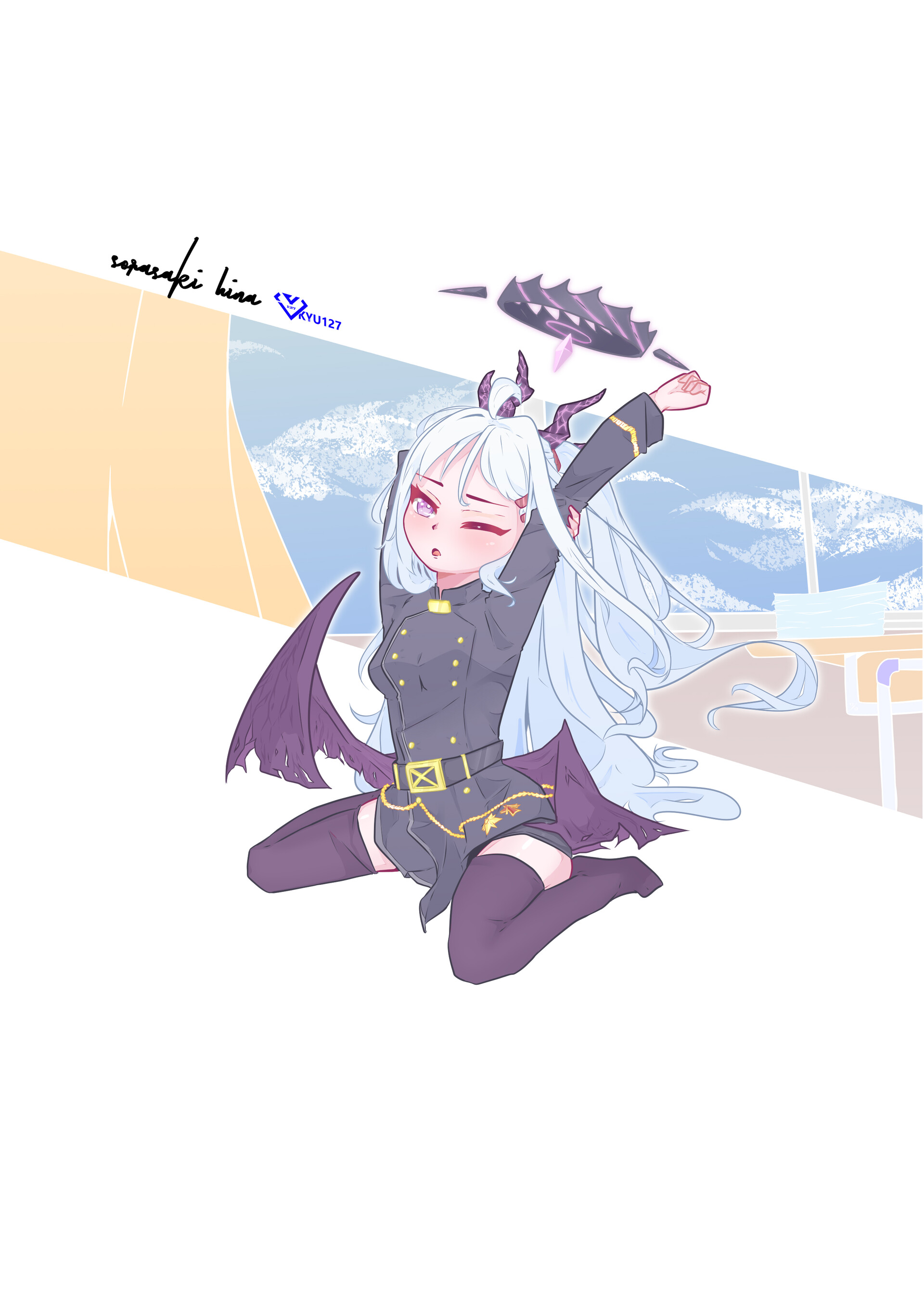 ArtStation - Sorasaki Hina Blue Archive