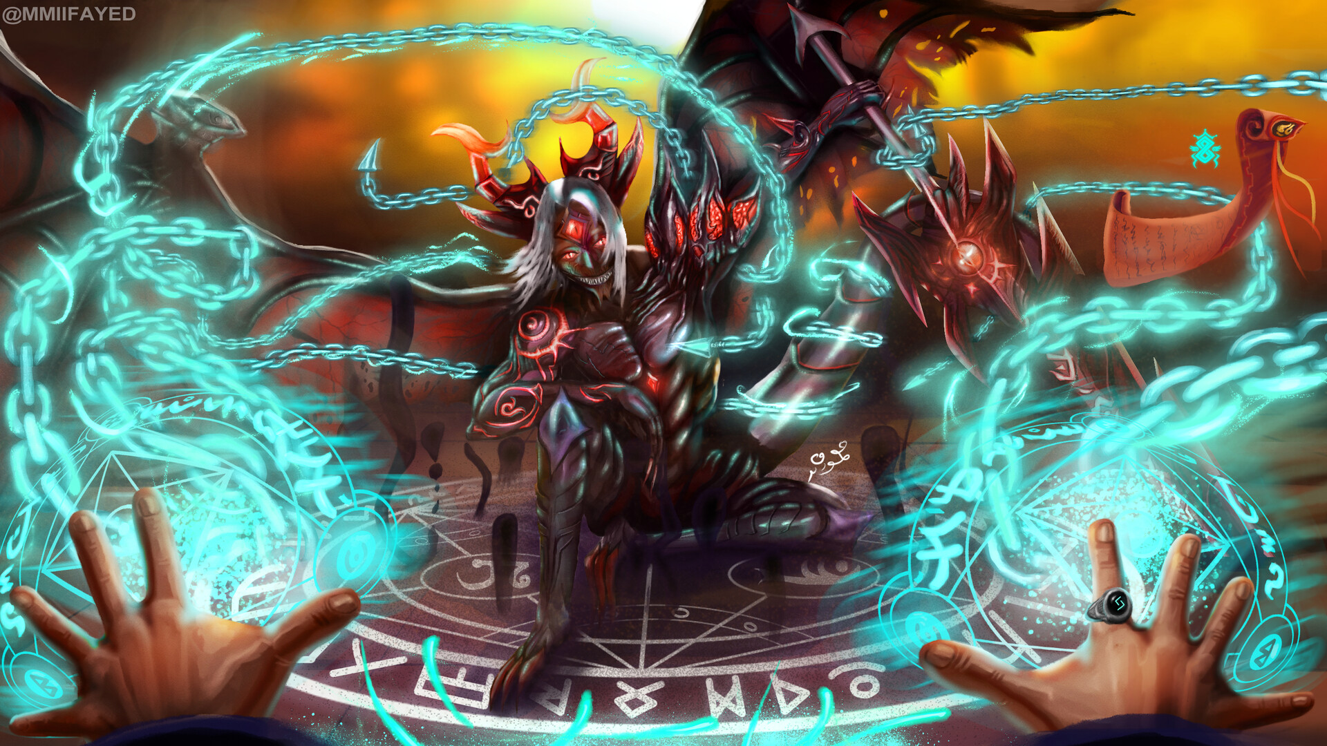 ArtStation - Summoners War - Bael Fanart