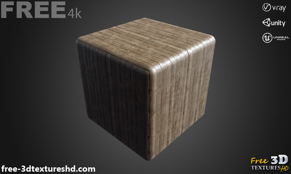 PBR Textures Free Download - Dark Brown Pine Wood Planks 3d Texture PBR ...
