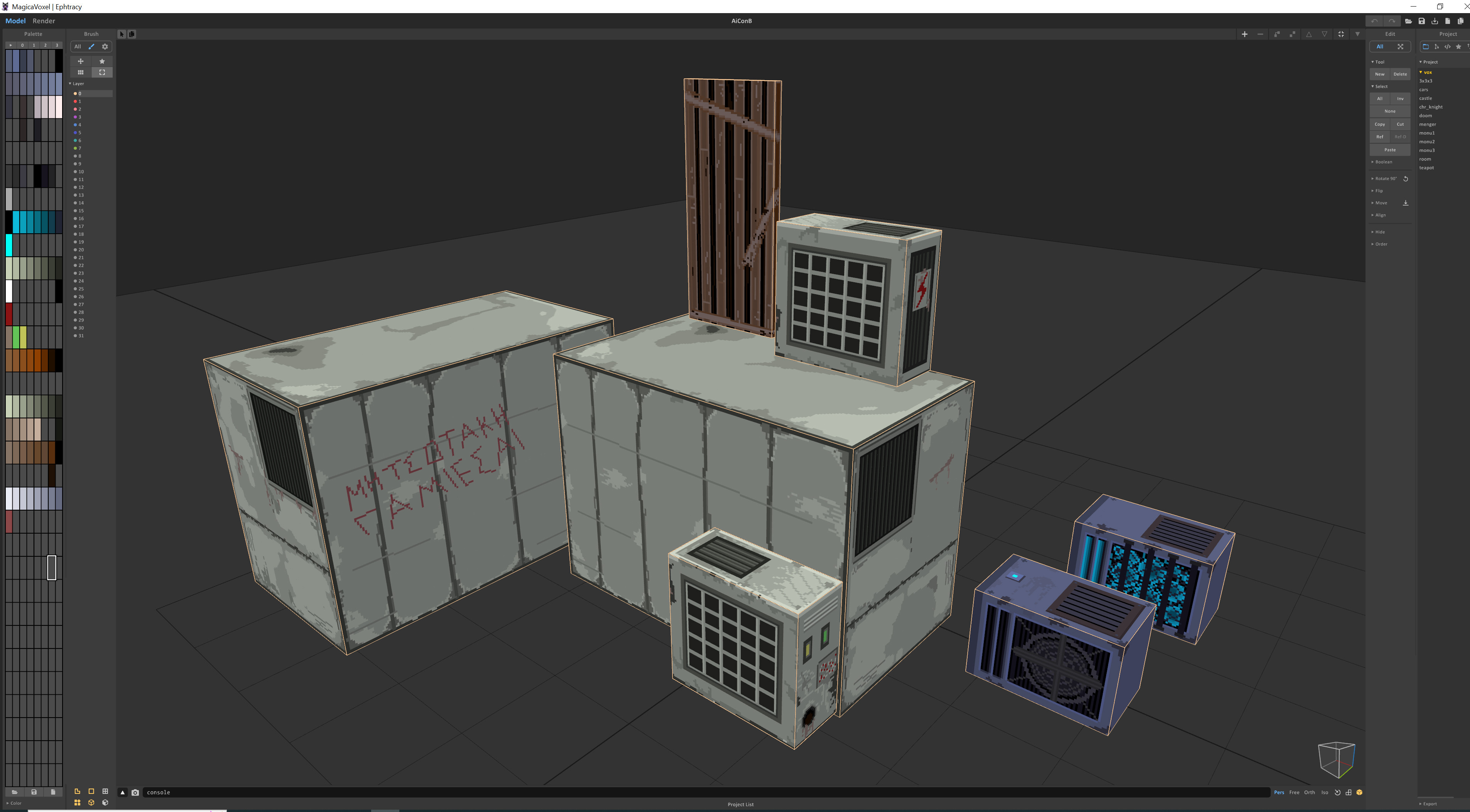 Leonidas Koufalis - Voxel Art Props