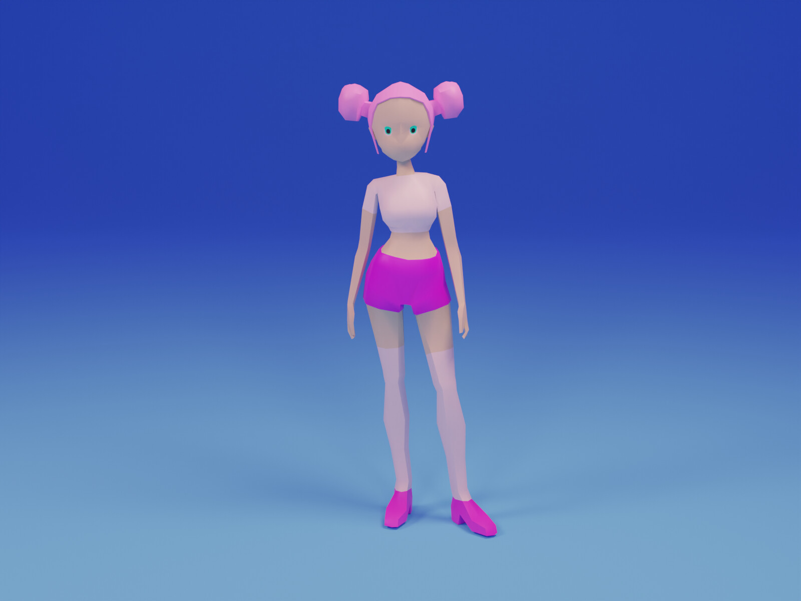 ArtStation - Low Poly Character