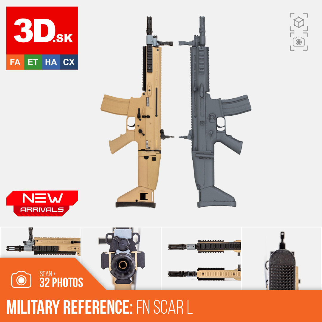 ArtStation - Automatic Rifle Scar V2