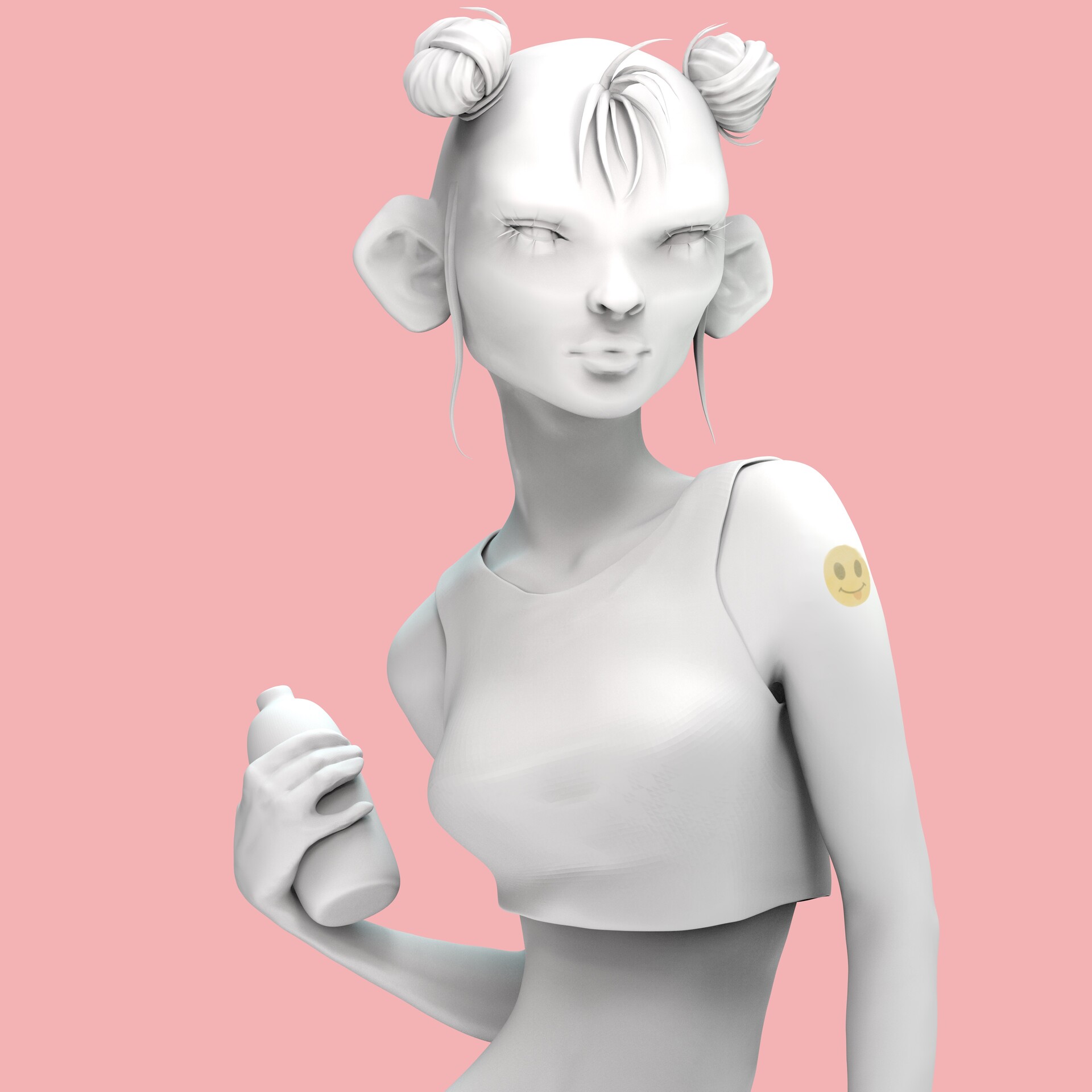 ArtStation - Pink Girl