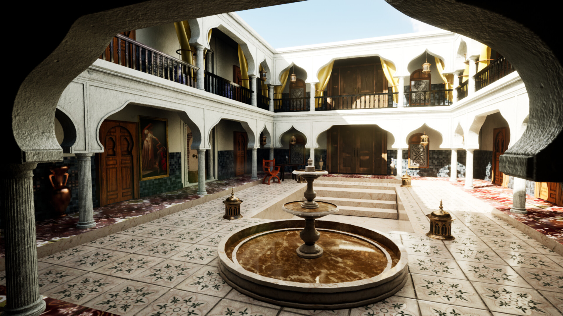 ArtStation - Moroccan Riad Environment