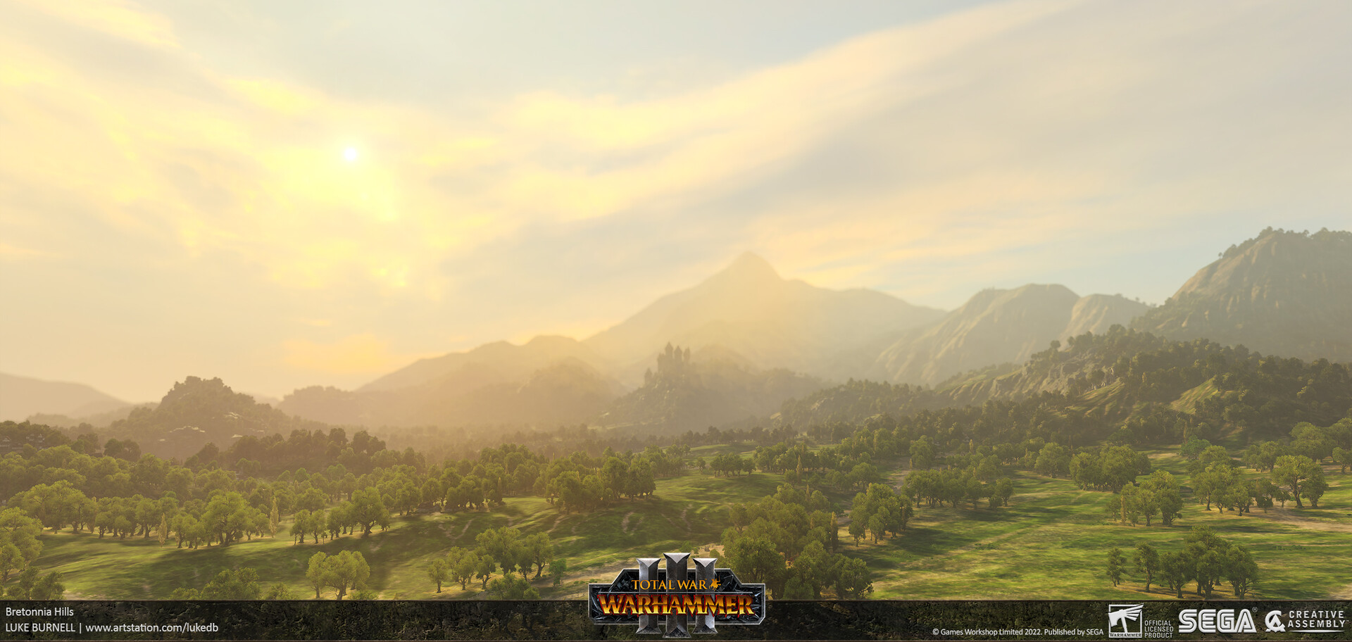 Luke Burnell - Total War: Warhammer 3 - Bretonnia Hills Battle Maps