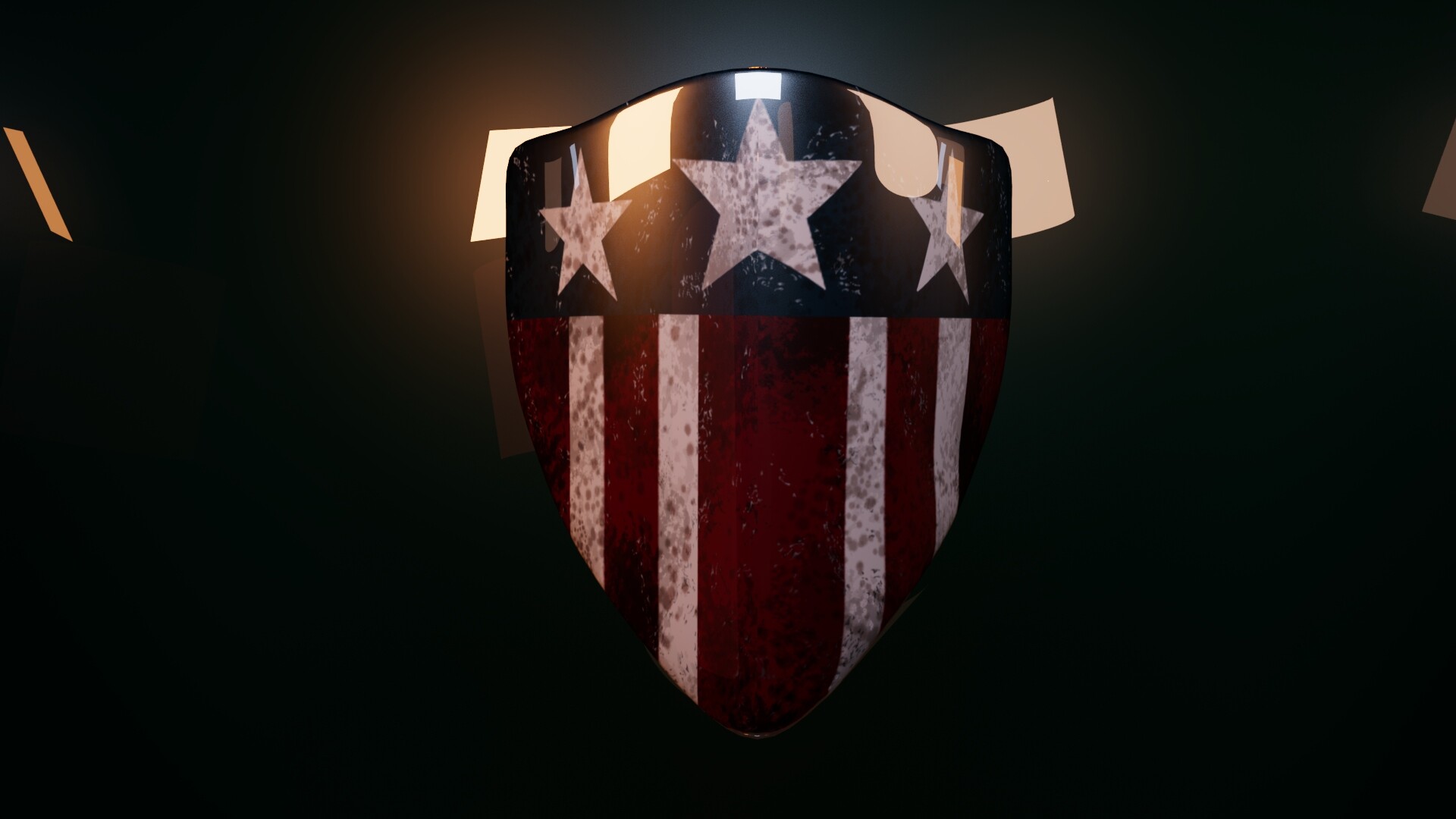 ArtStation - CAPTAIN AMERICA WW II SHIELD