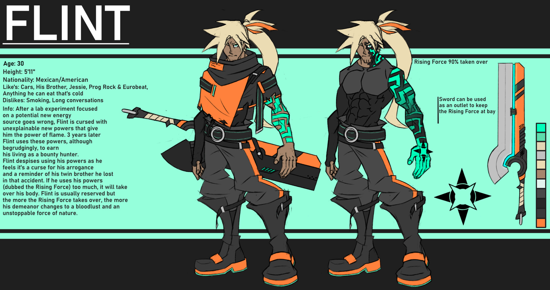 ArtStation - Flint OC character design