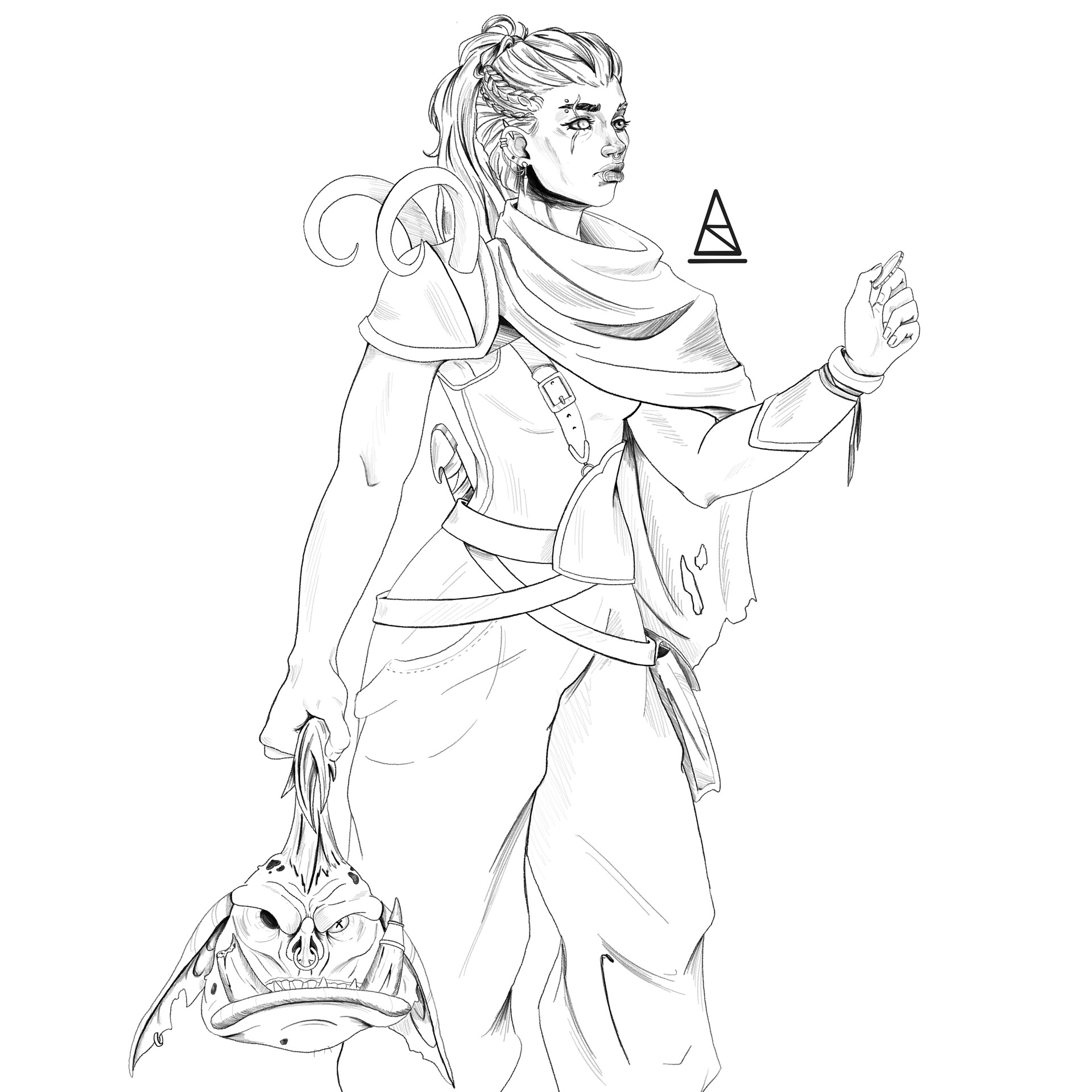 ArtStation - Mercenary Character Design