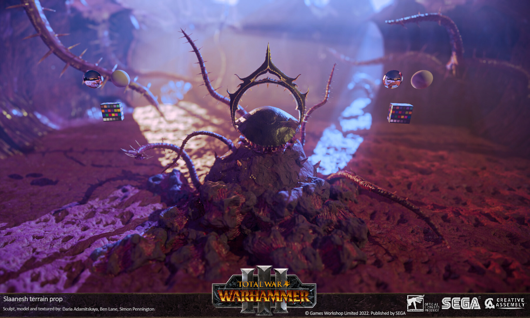 Daria Adamitskaya - Total War: Warhammer III Slaanesh Environment Props