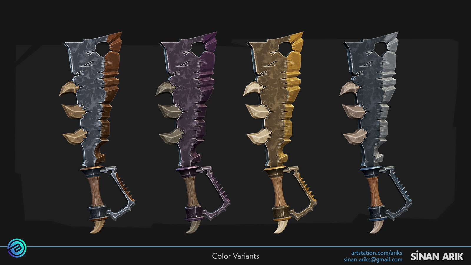 Sinan Arık - Stylized Orc Sword - 2