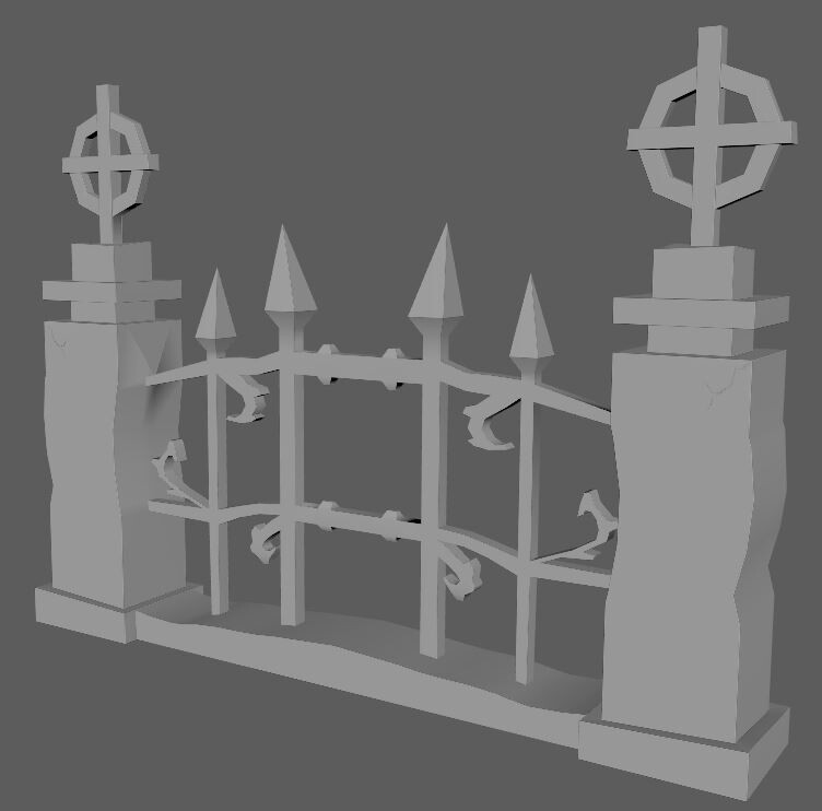 ArtStation - Crypt Fence
