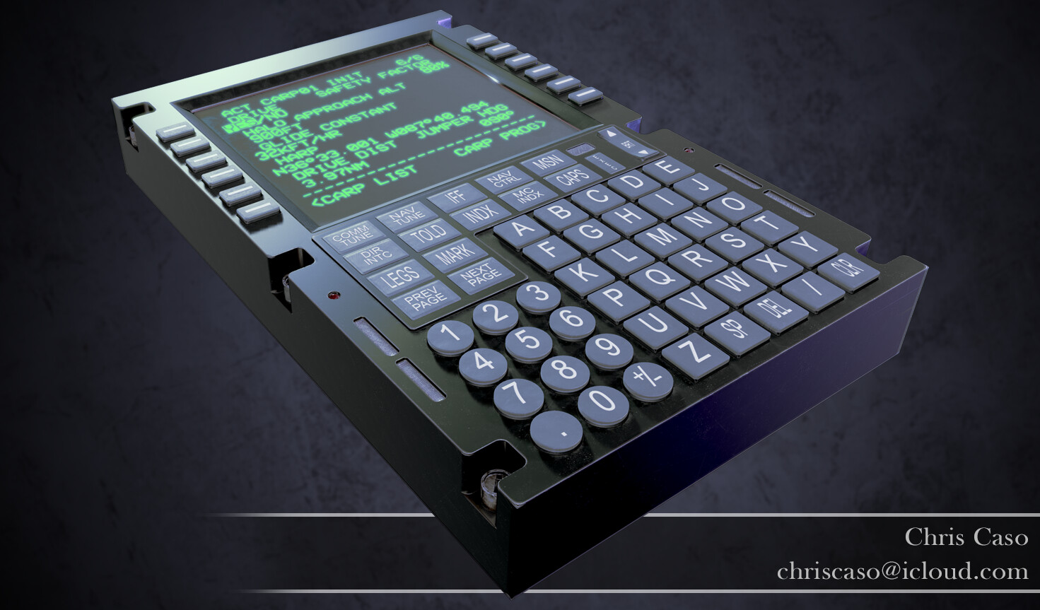 ArtStation - C-130J Flight Management System/CNI Breakdown