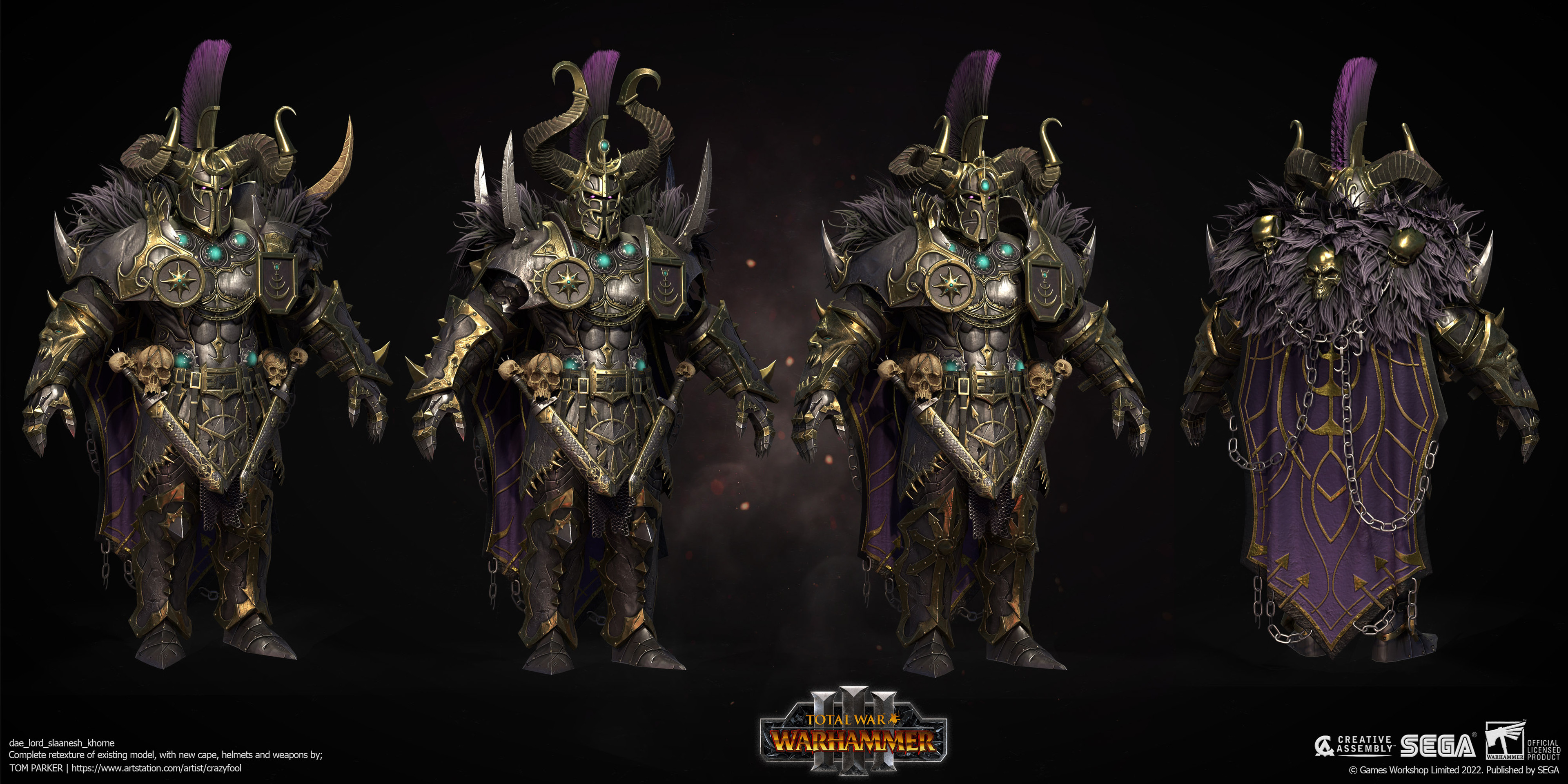 Tom Parker - lord Slaanesh - Total War : Warhammer 3