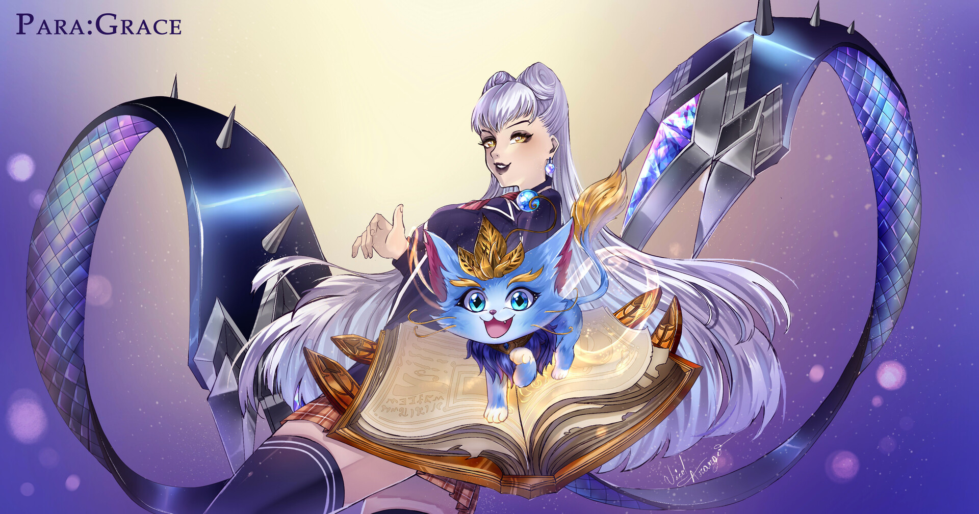 ArtStation - Yuumi and Evelynn