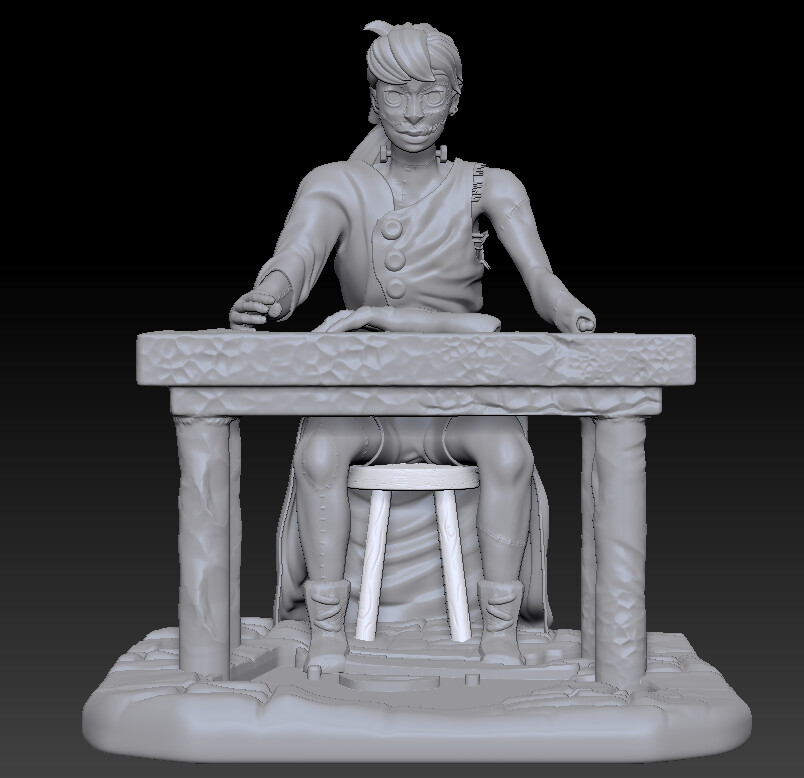 Ricky Morris - Stein diaorama (Drawfee Fanart)