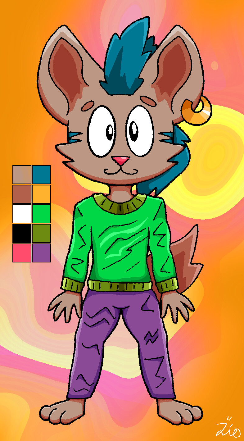 ArtStation - Oliver - Ref Sheet and Gift Art