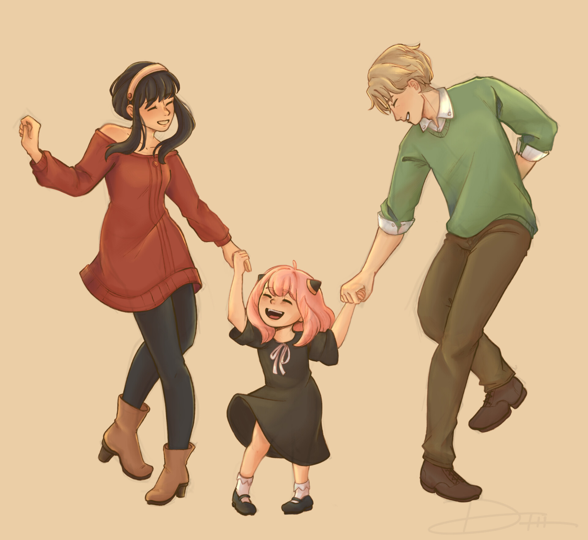 ArtStation - Forger Family Dance