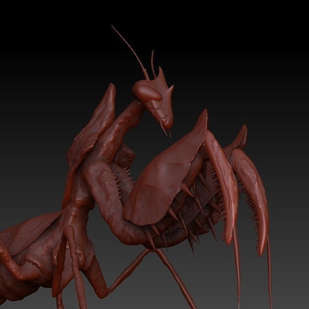 ArtStation - Mantis Zbrush
