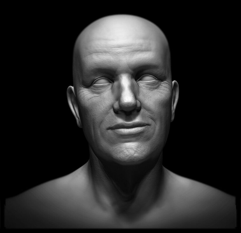 ArtStation - WIP Portrait réaliste _01 "Alain"