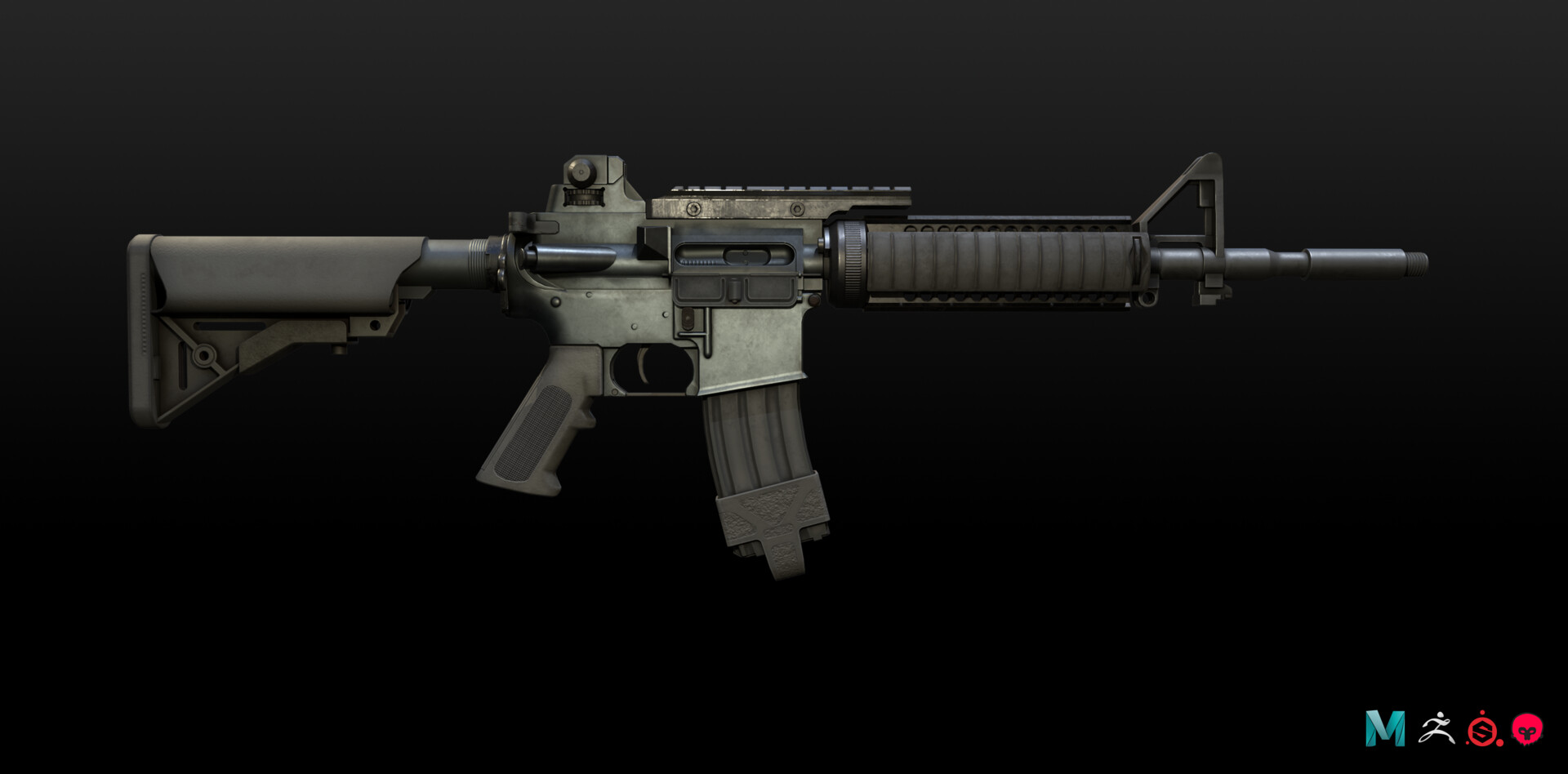 ArtStation - M4A1 rifle