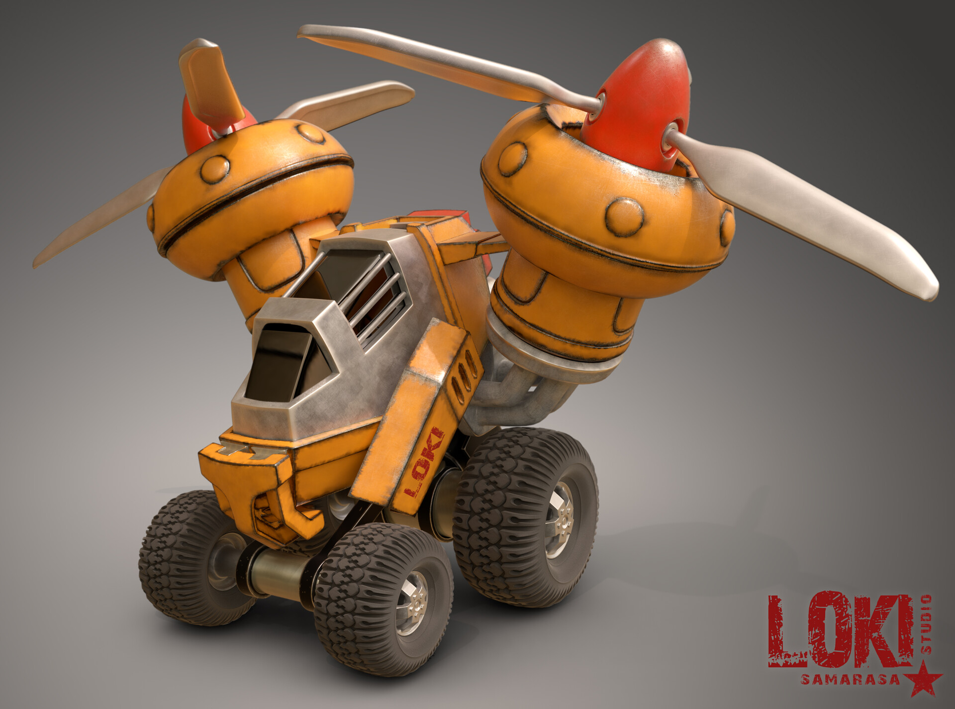 ArtStation - armored car LOKI