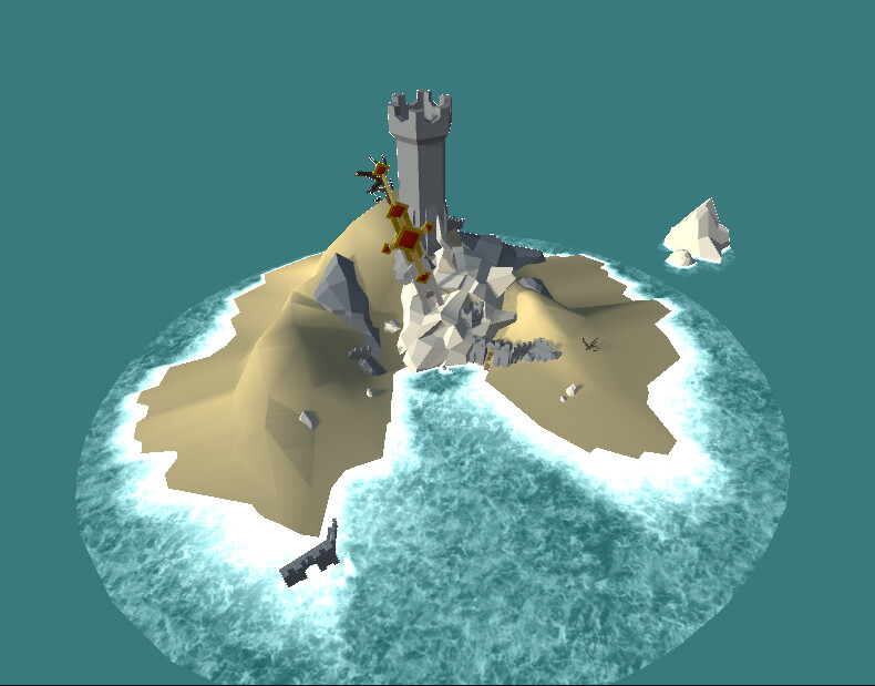 ArtStation - Low Poly Island